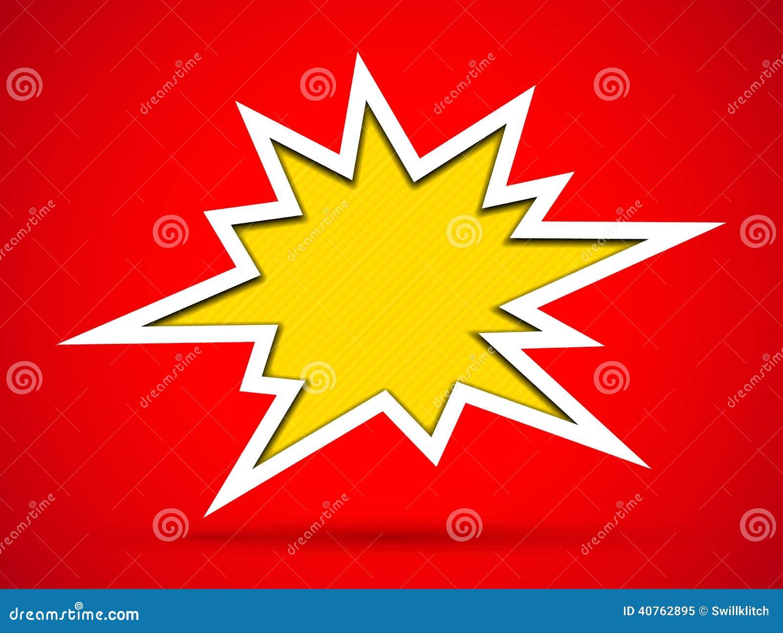 Bang Sign. Wording Comic Speech Bubble In Pop Art Style On Burst And ...
