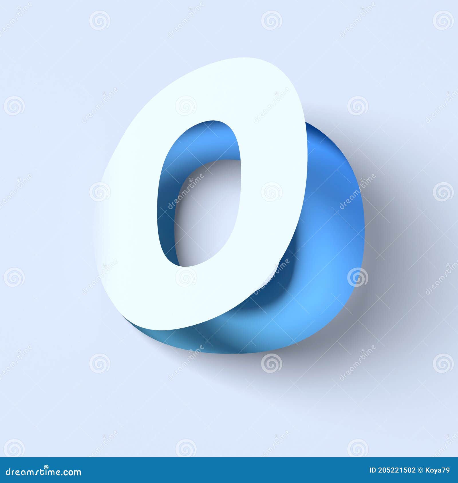 Cut Out Paper Font Letter O Stock Illustration - Illustration of ...
