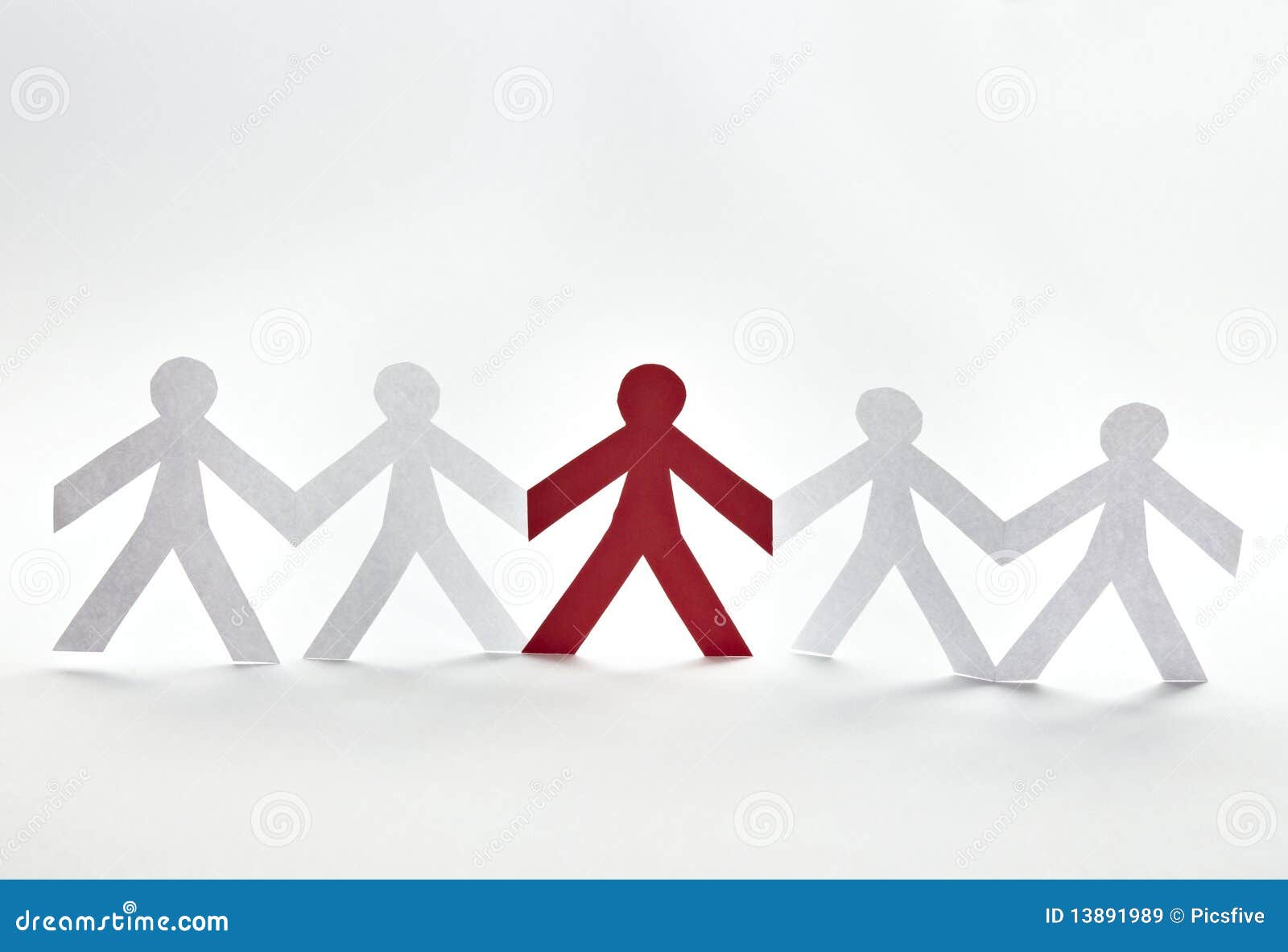 Cut out paper people stock image. Image of figurine, family - 13891989