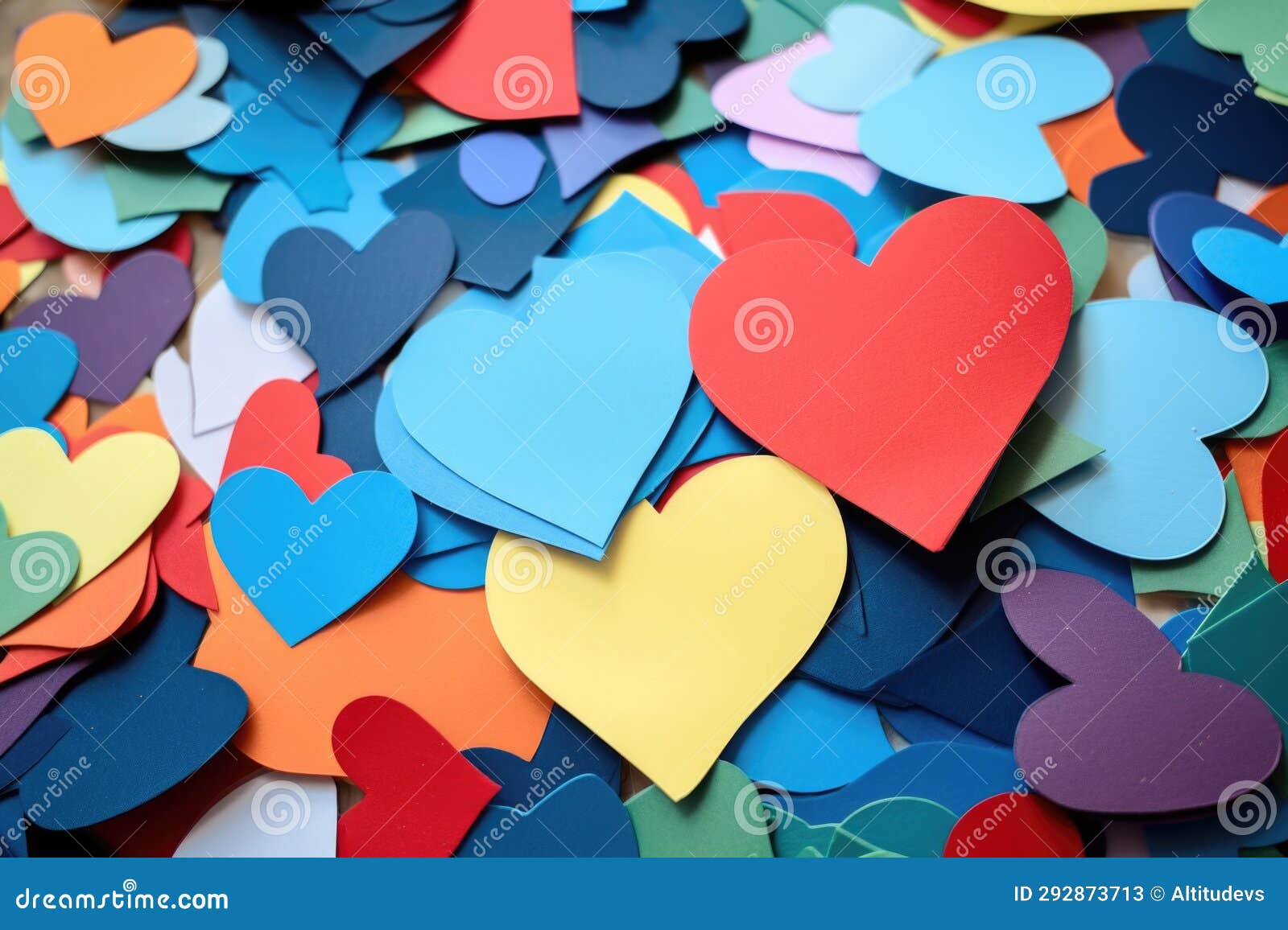 Cut Out Paper Shapes for Arts and Crafts Stock Image - Image of ...