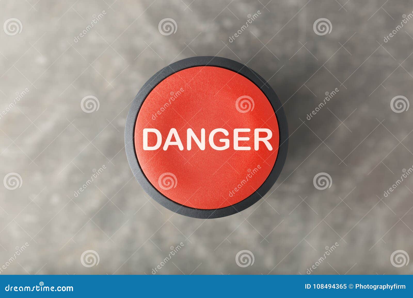 Cut Out of a Red Circular Panic Push Button Stock Image - Image of background, press: 108494365