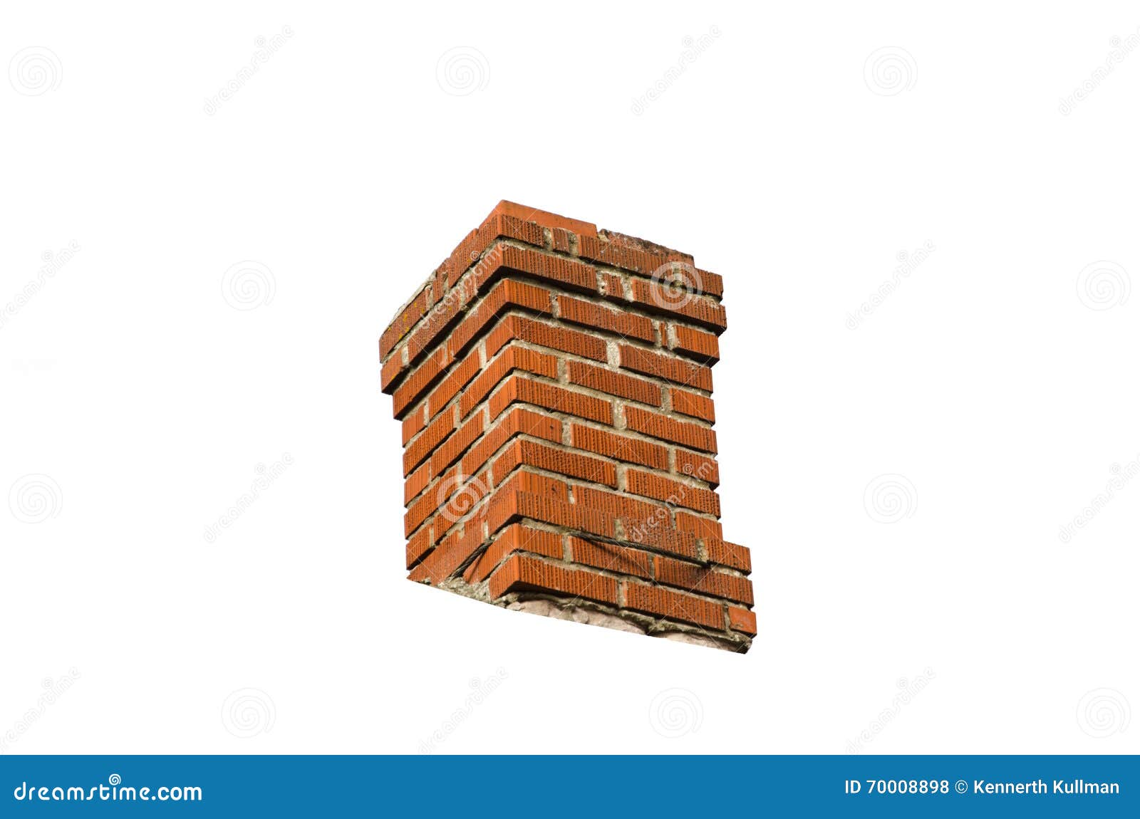 Cut out red old chimney stock photo. Image of architecture - 70008898