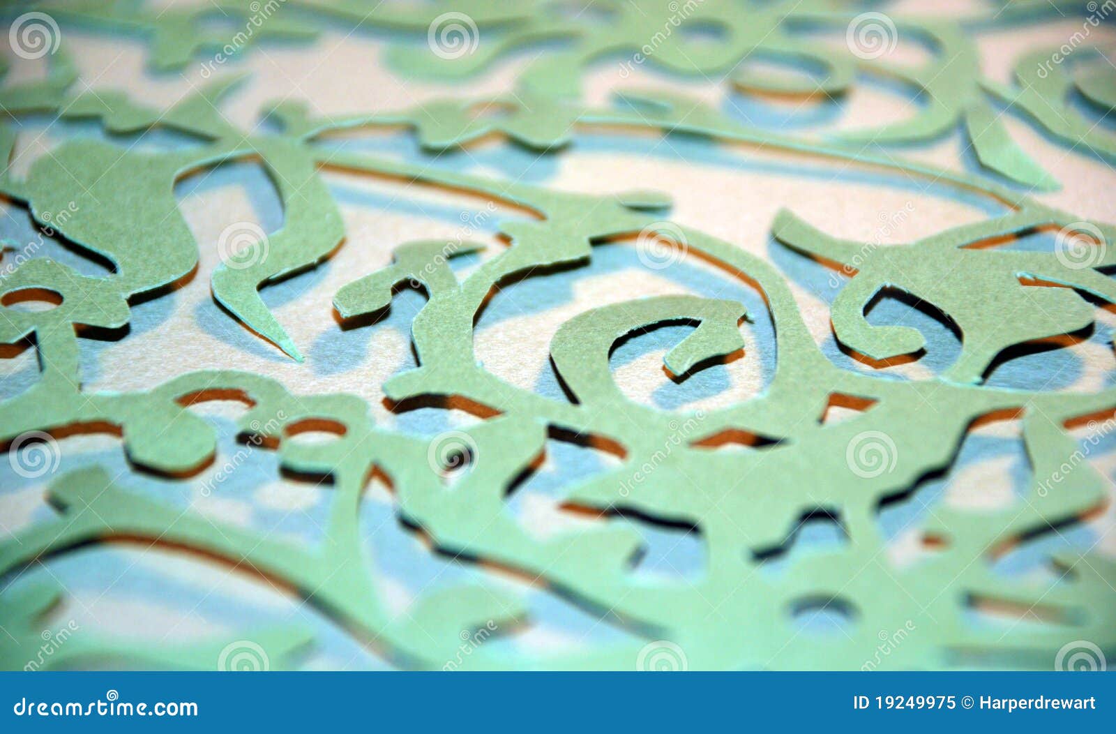 Cut Paper Abstract stock image. Image of frilly, conceptual - 19249975