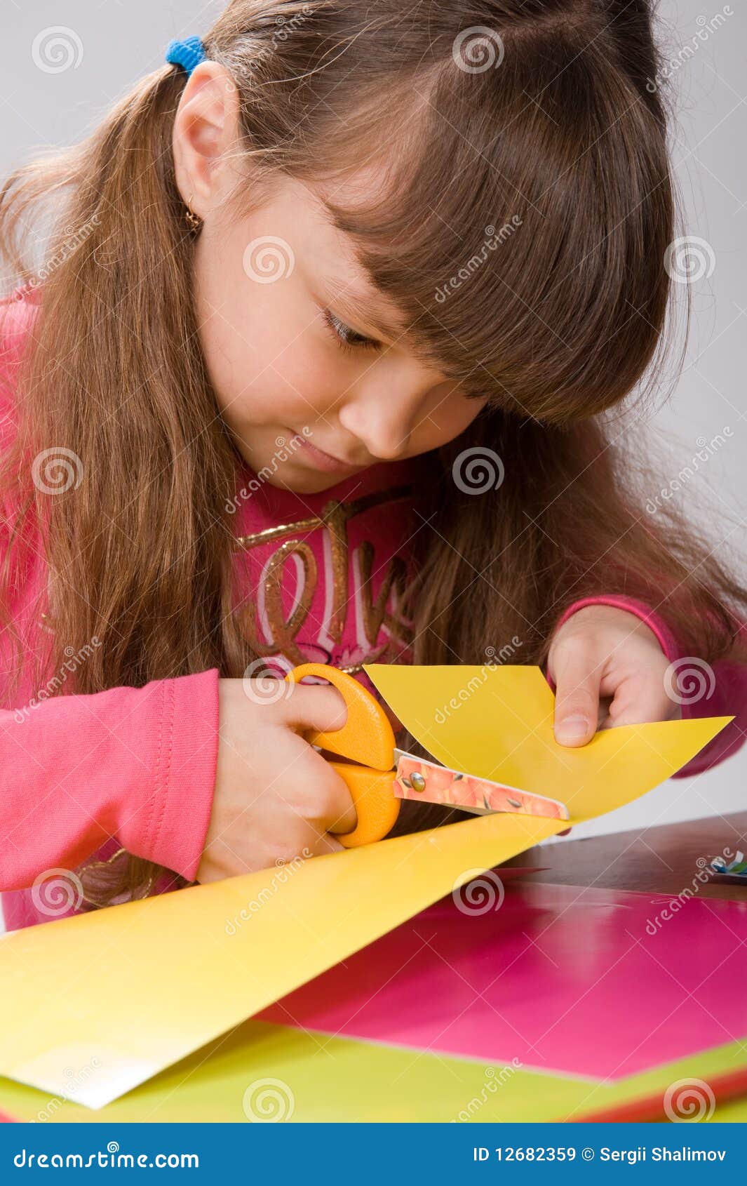 Cut paper figures stock image. Image of holiday, pretty - 12682359