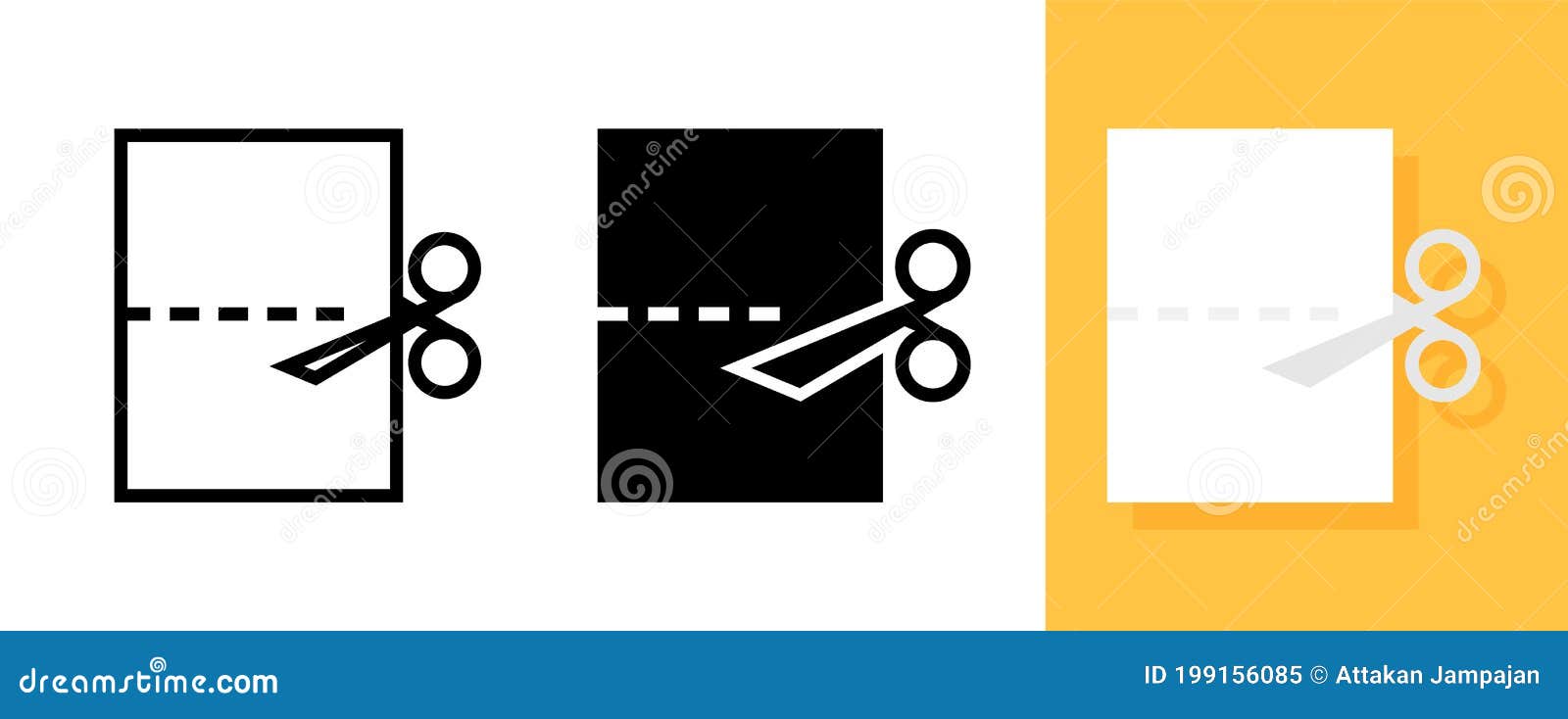 Cut Paper Flat Icon, Vector and Illustration Stock Vector ...