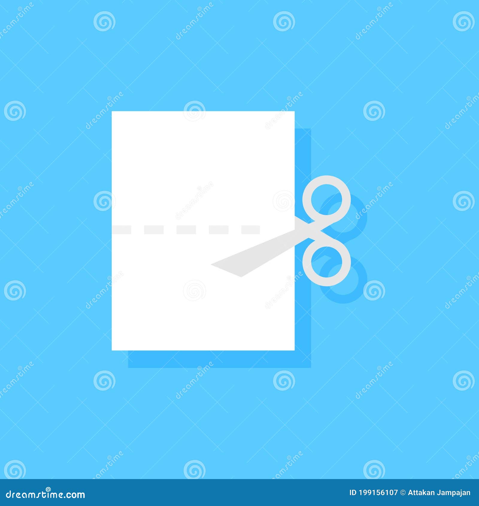 Cut Paper Flat Icon, Vector and Illustration Stock Vector ...