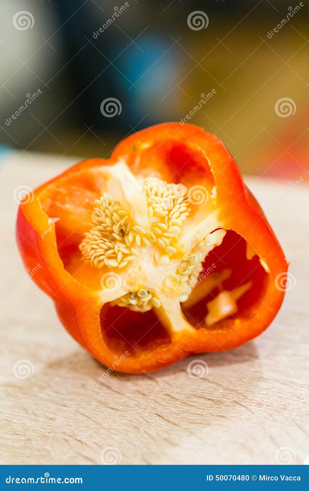Cut pepper stock photo. Image of paprika, seeds, fresh - 50070480