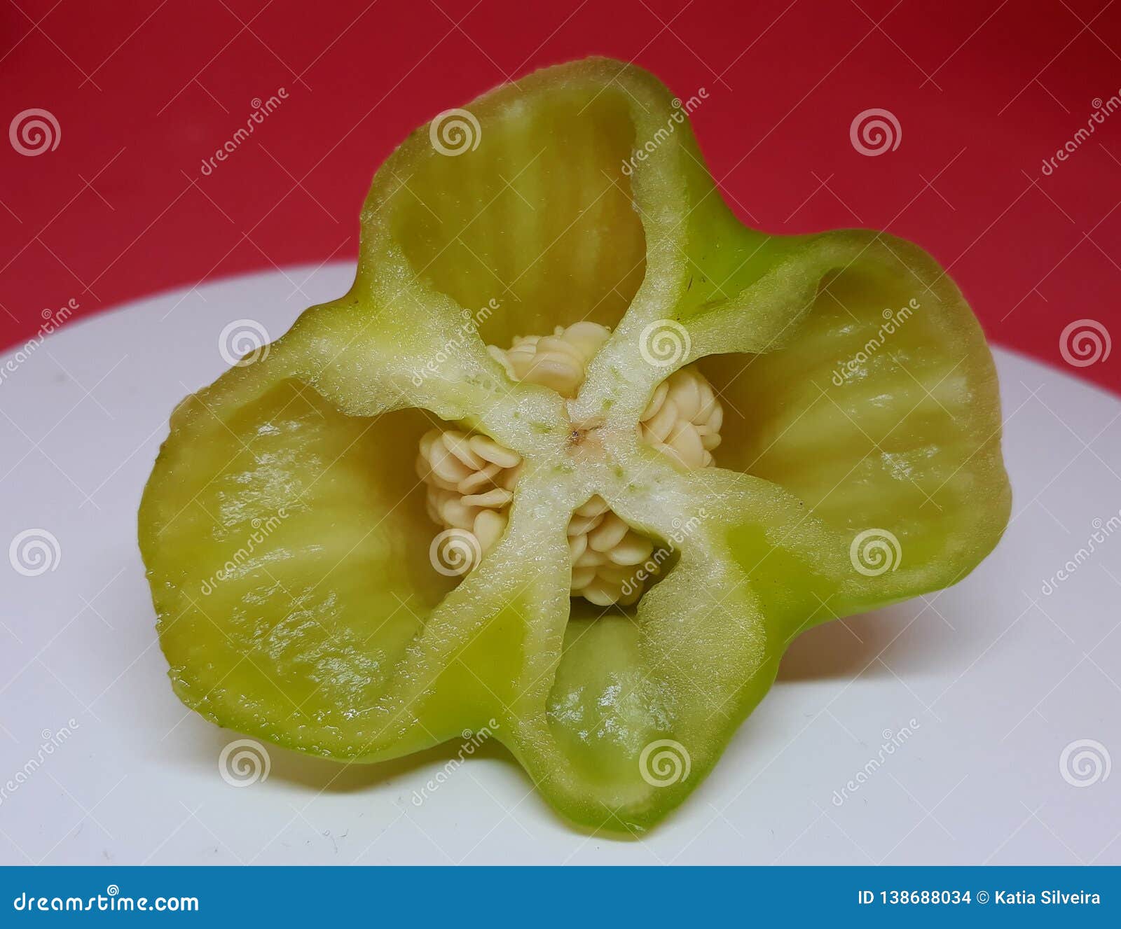 Cambuci Pepper or Bishops Hat Stock Photo - Image of pepper, details ...