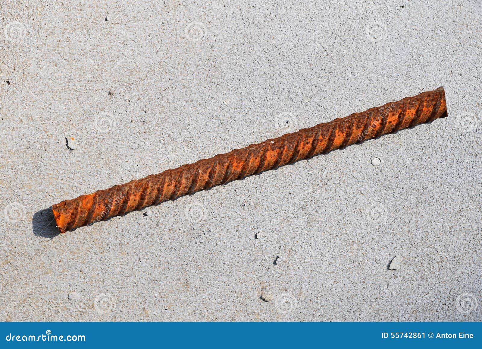 Cut Piece of Corroded Stained Rusty Metal Armature Fitting Stock Image ...