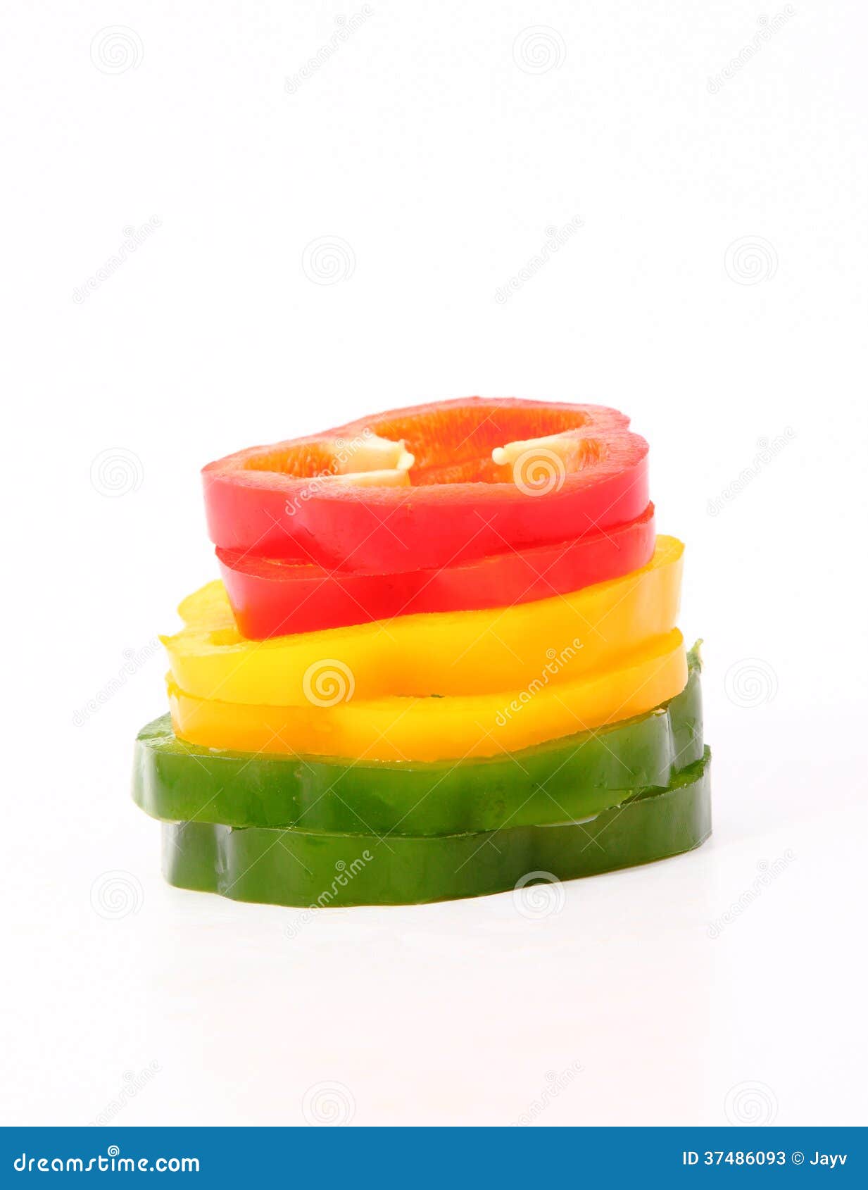 Cut pieces of Capsicum stock image. Image of health, eating - 37486093