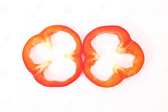 Cut pieces of Capsicum stock image. Image of fresh, vegetable - 37492503