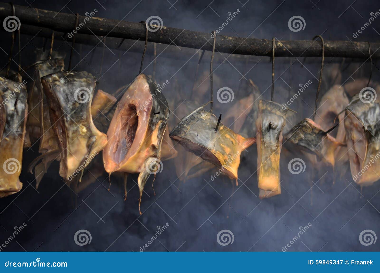 Cut pieces of carp. stock image. Image of feast, central - 59849347