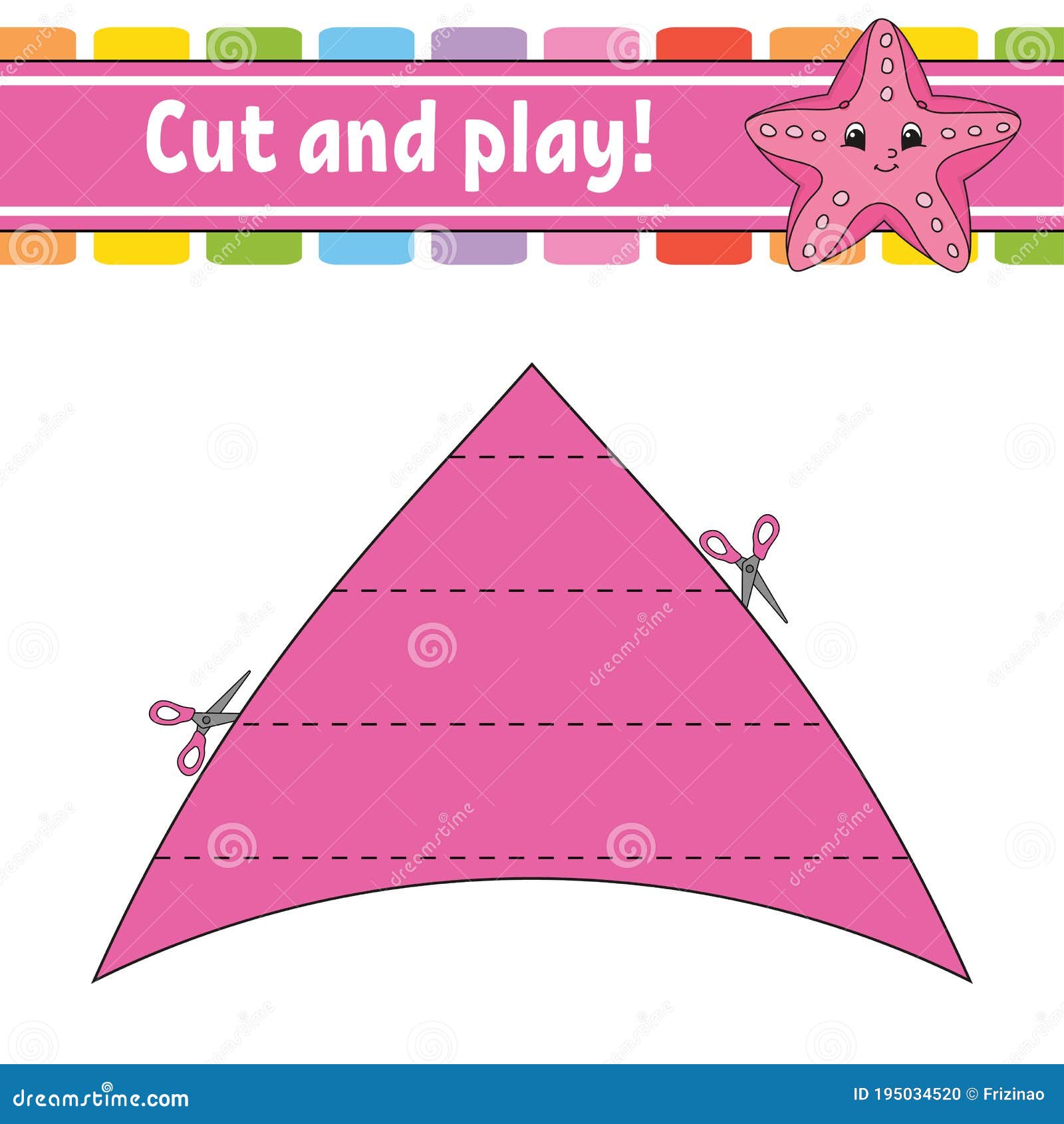 Cut And Play. Logic Puzzle For Kids. Education Developing Worksheet ...