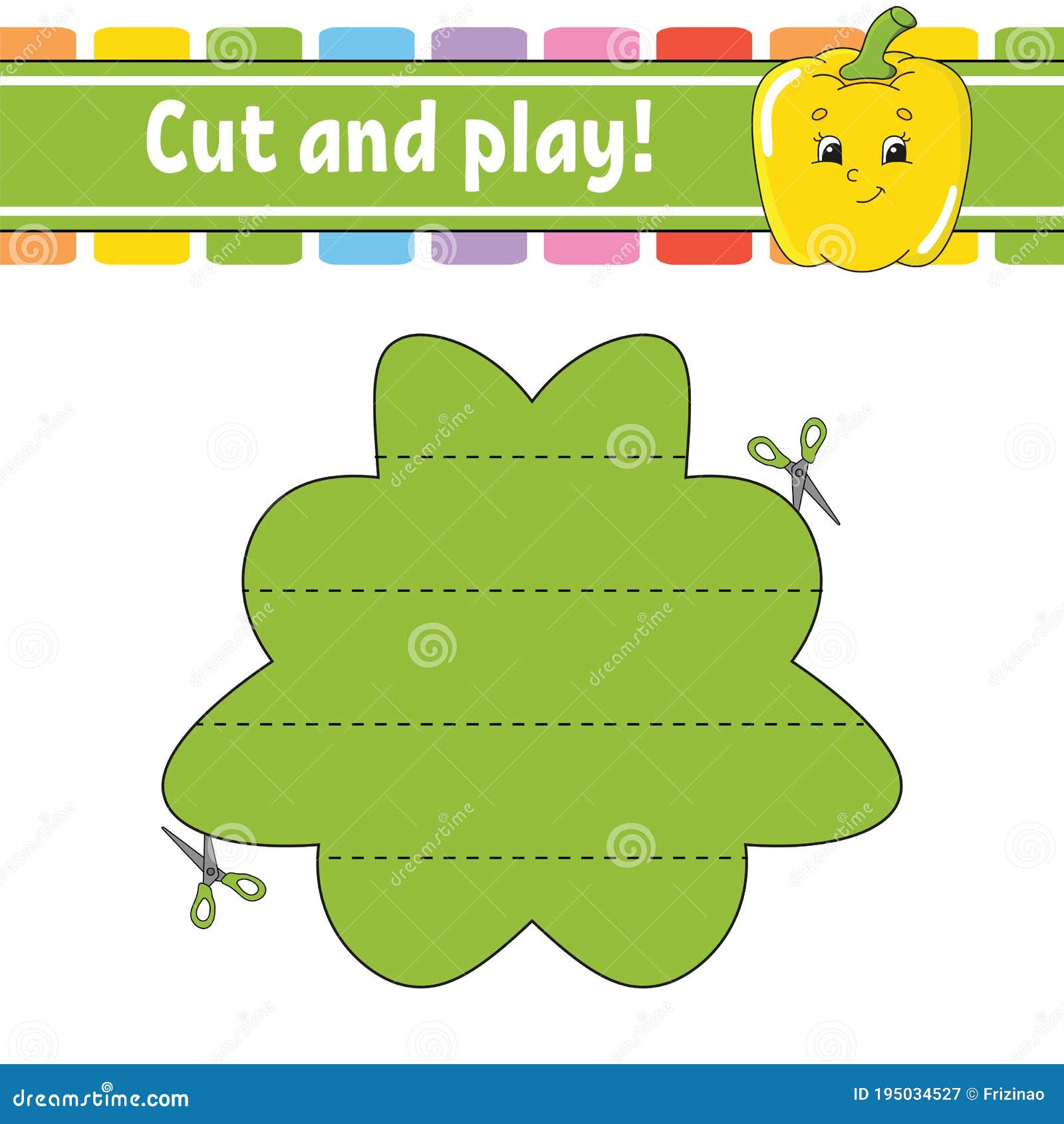 Cut And Play. Logic Puzzle For Kids. Education Developing Worksheet ...