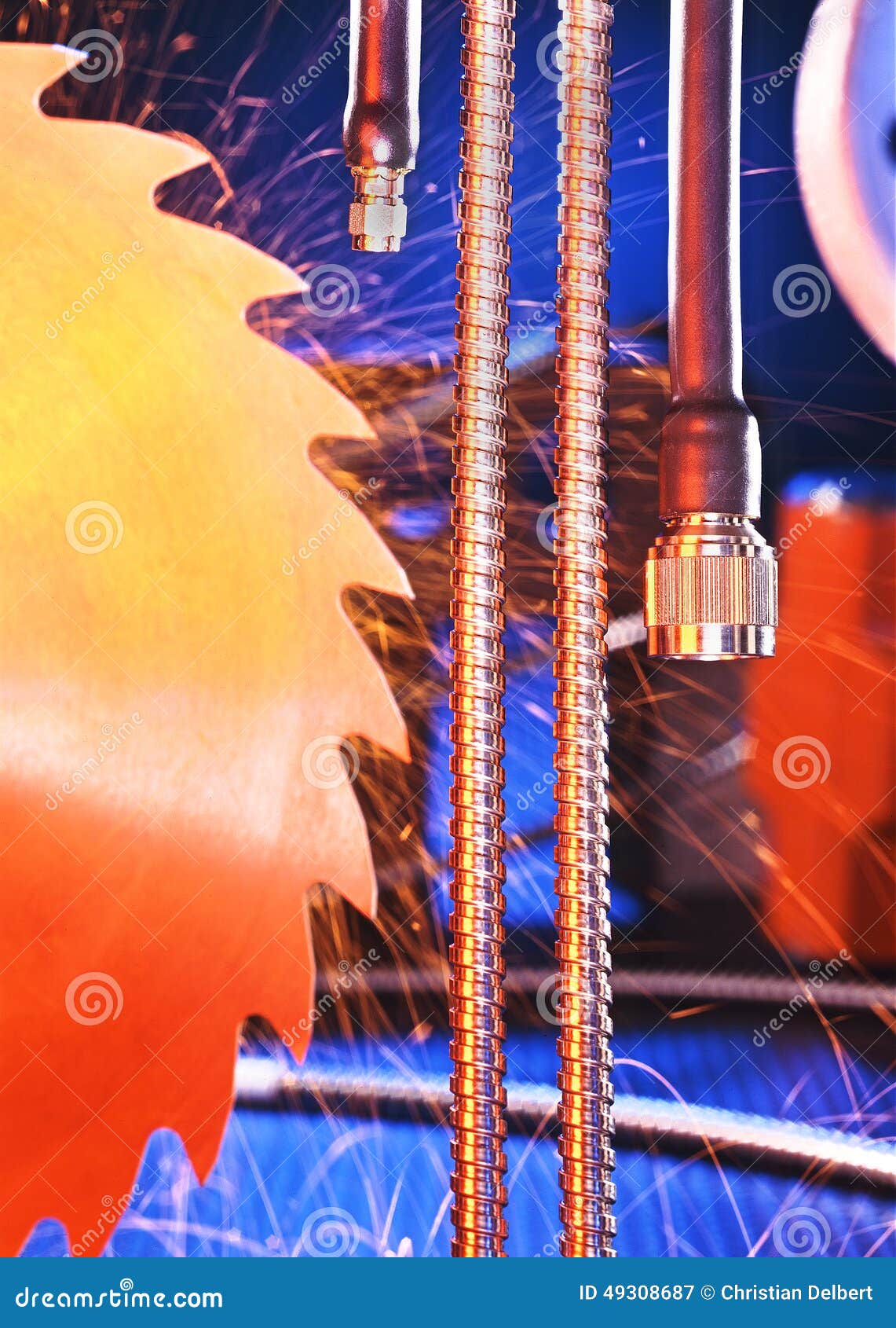 Cut proof steel cables stock image. Image of stainless - 49308687