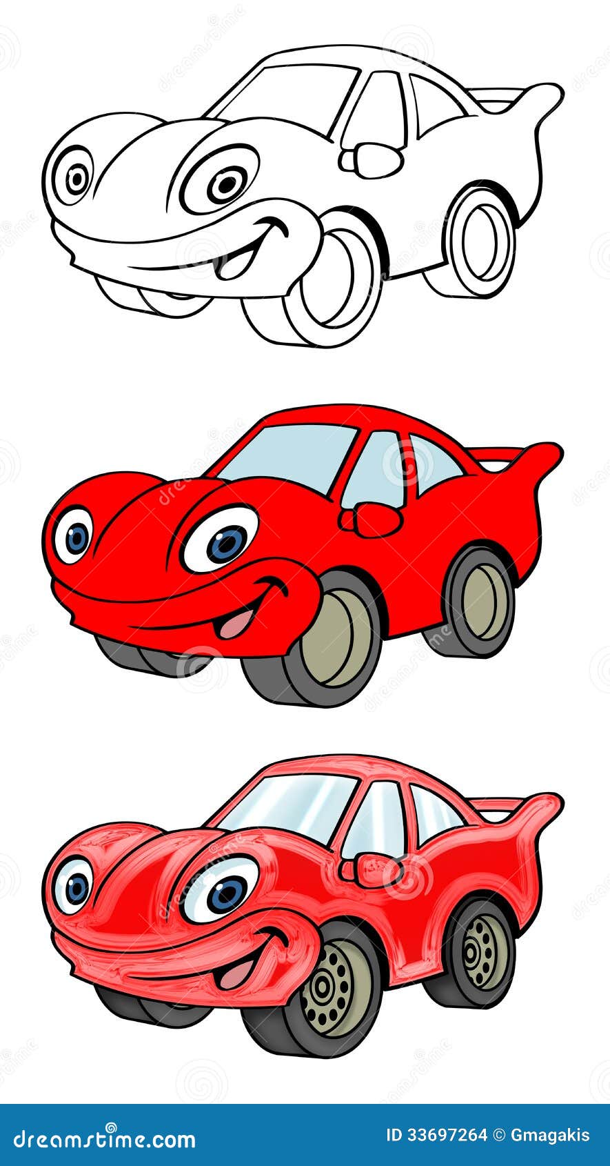 Cute Race Car Clip Art