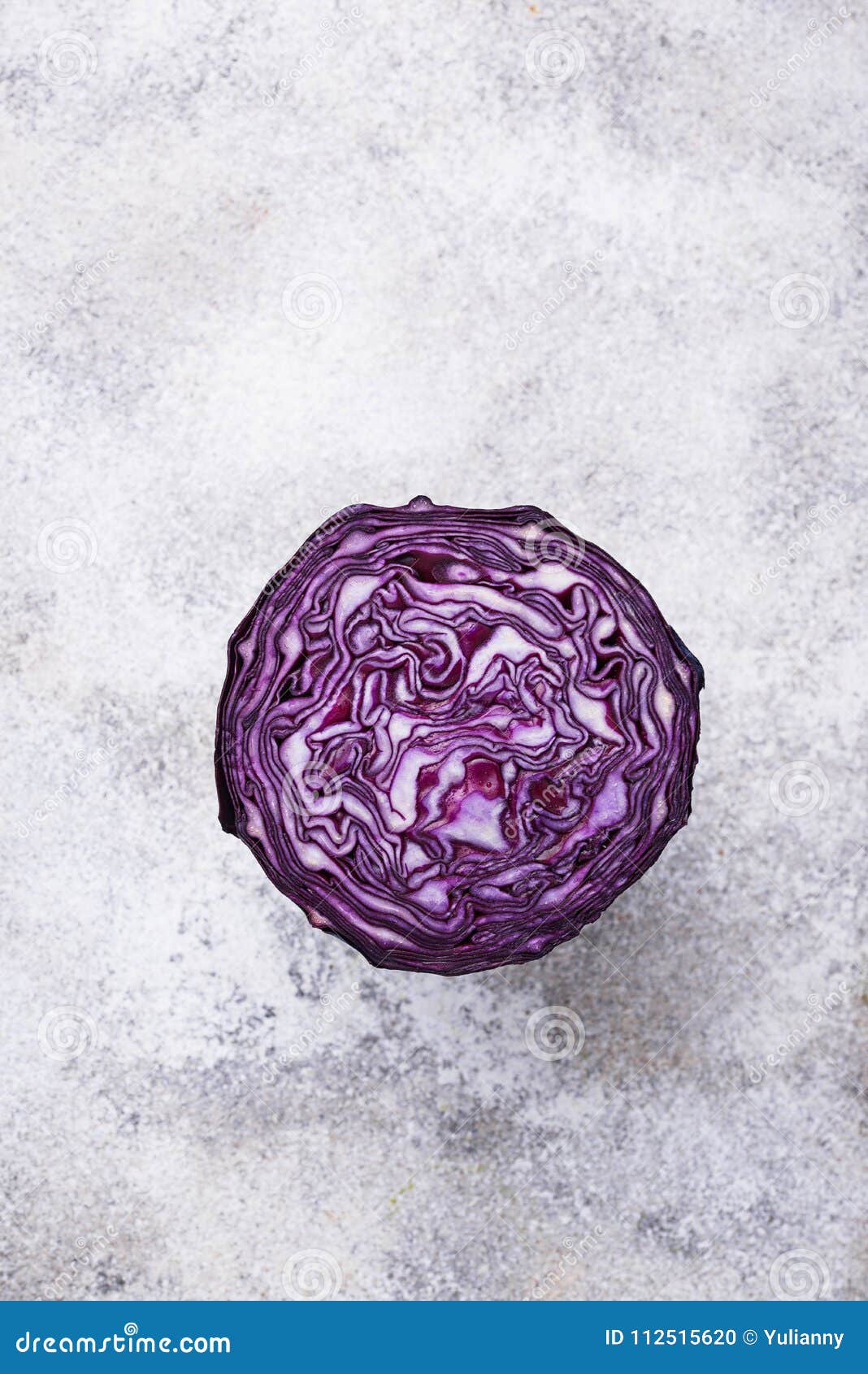 Cut red cabbage. Top view stock photo. Image of agriculture - 112515620