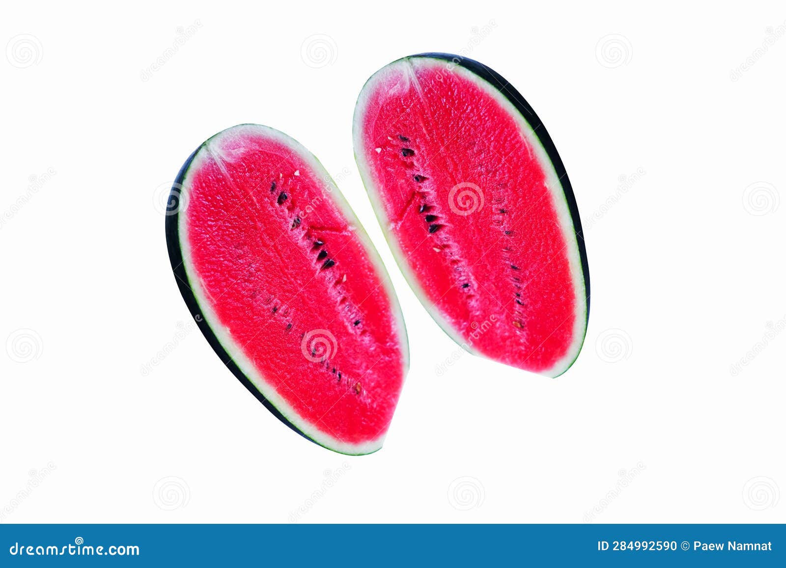 Cut red watermelon stock photo. Image of cross, orange - 284992590