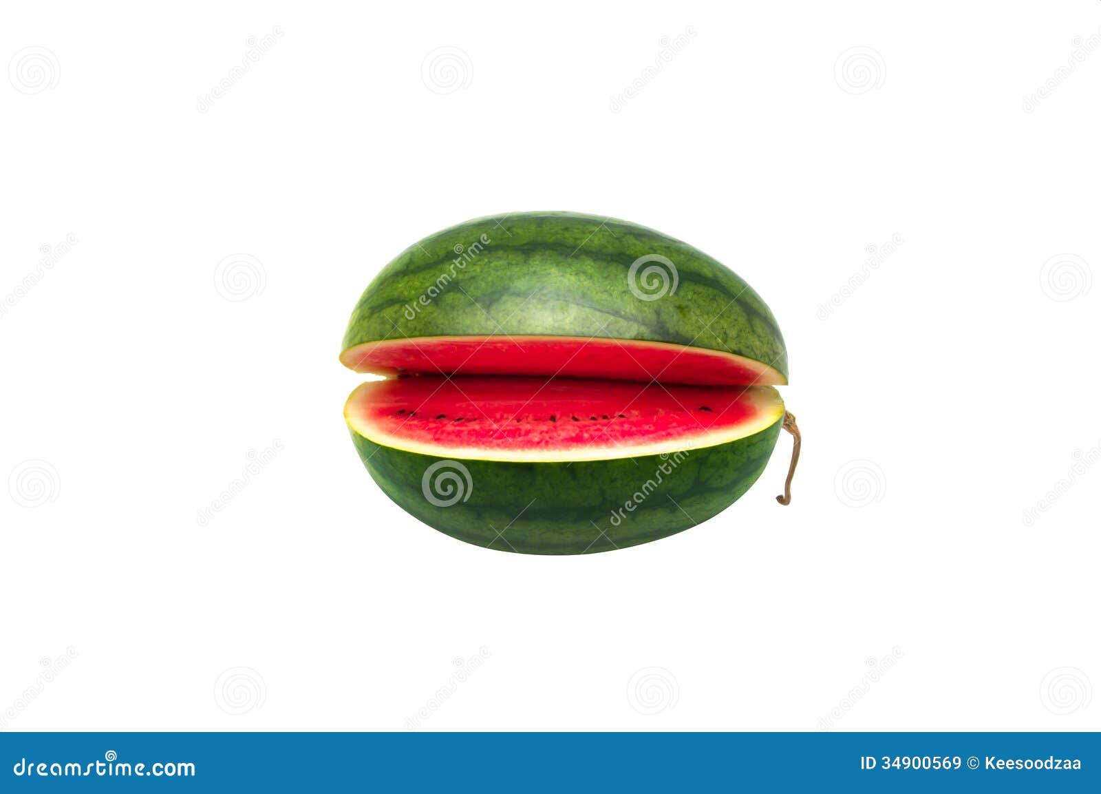 Cut red watermelon stock image. Image of fruit, juicy - 34900569