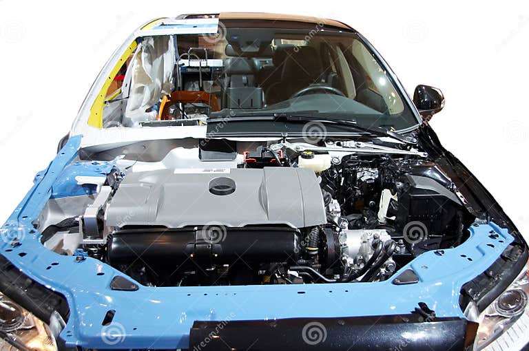 Cut section of car stock image. Image of iron, performance - 5224717