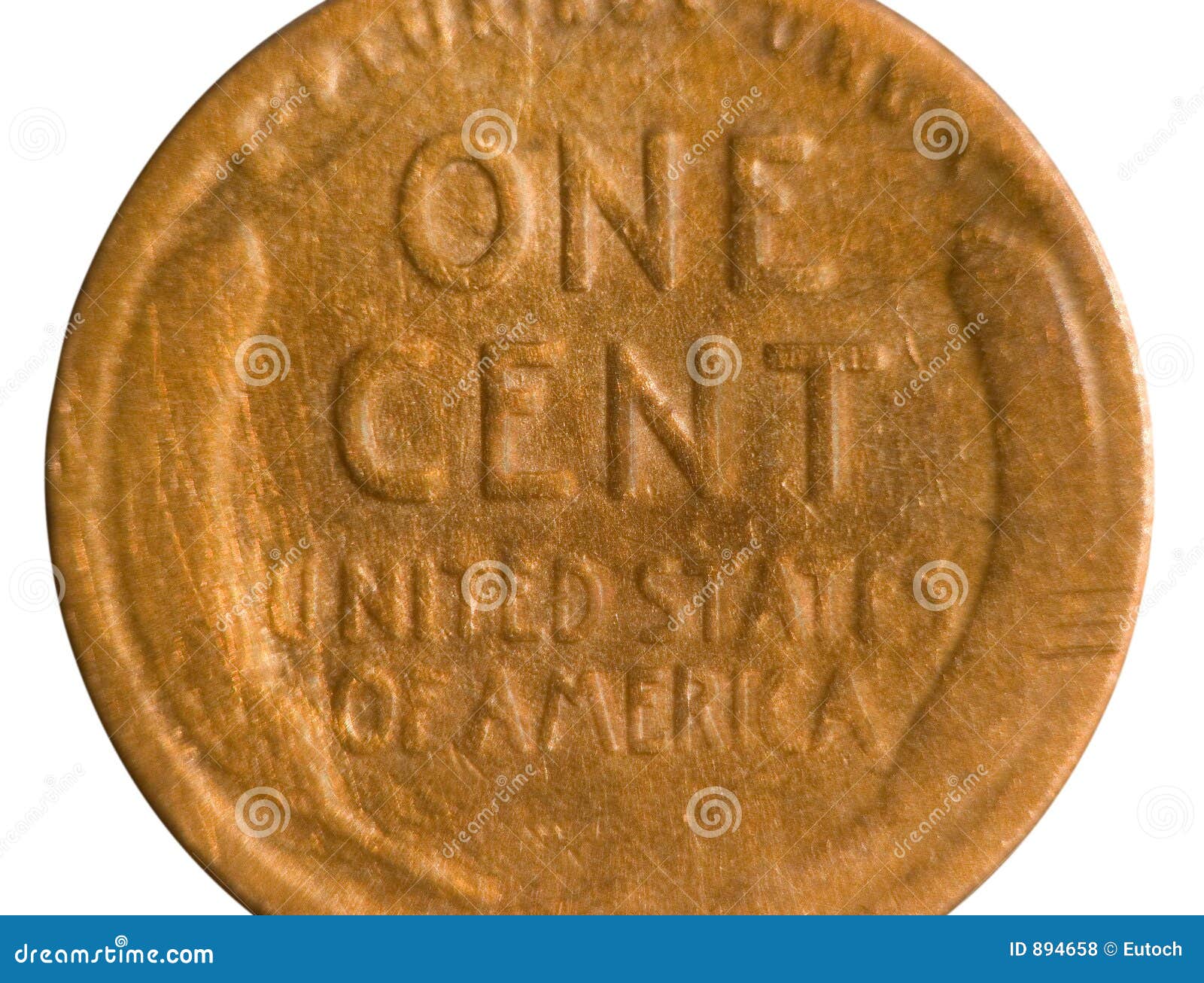 Cut Shot of Old Penny stock photo. Image of coin, shape - 894658