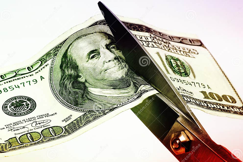 Cut Spending 3 stock photo. Image of finance, dollar, shopping - 89468