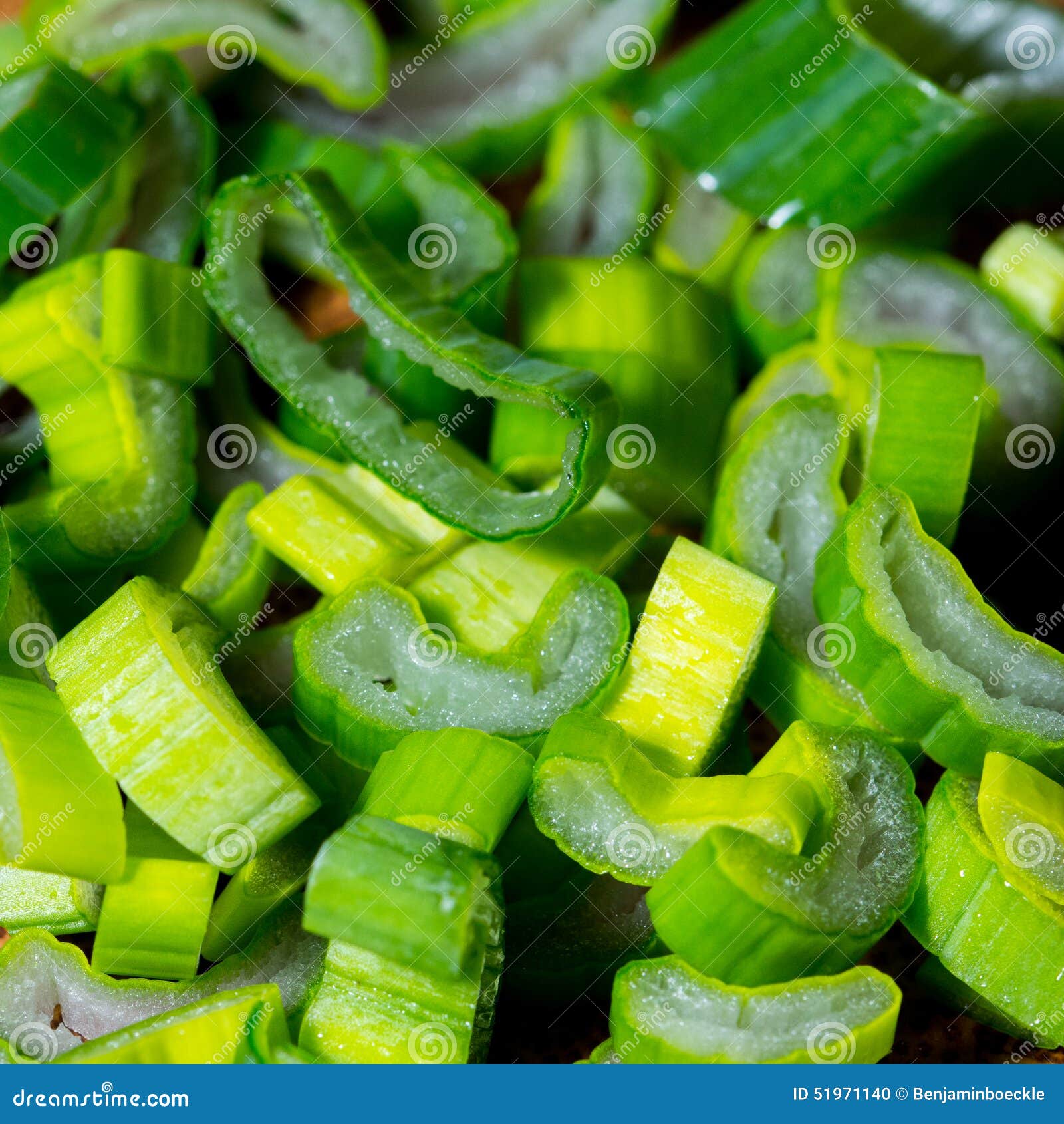 Cut spring onions stock photo. Image of group, cebolla - 51971140