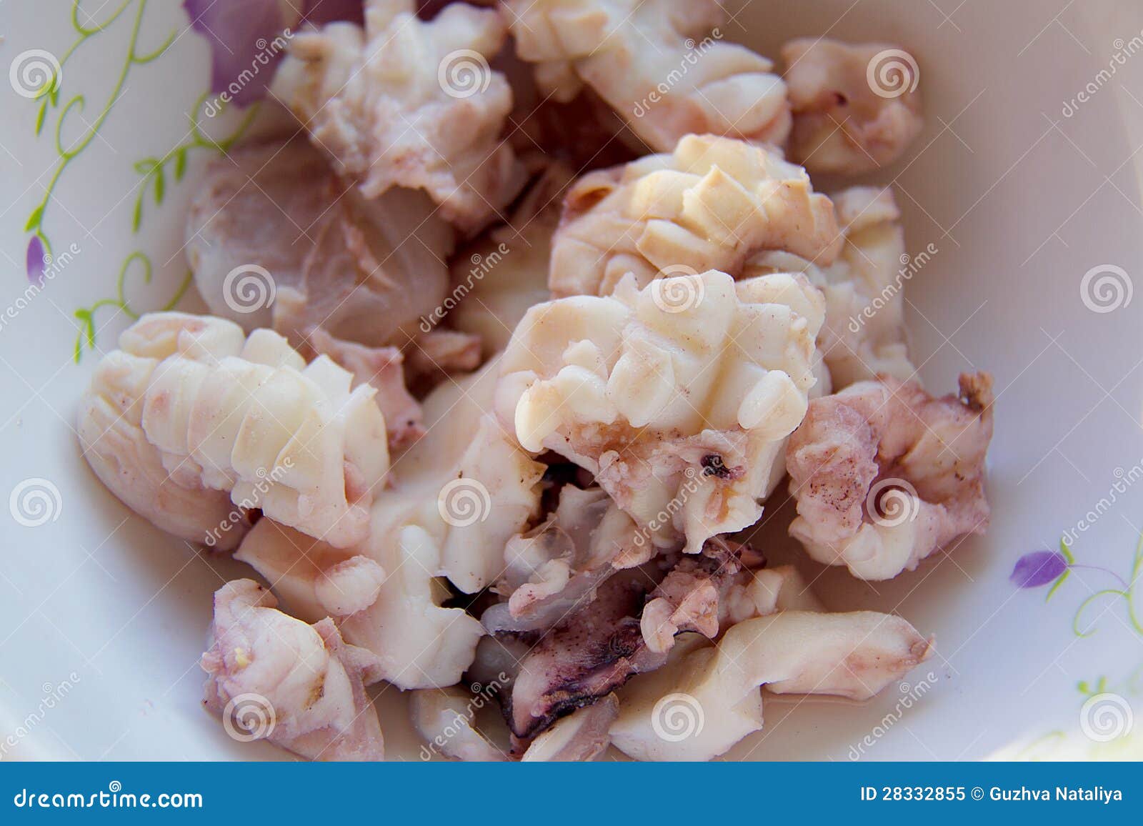 Cut squid sea food stock image. Image of cook, meat, calamary - 28332855