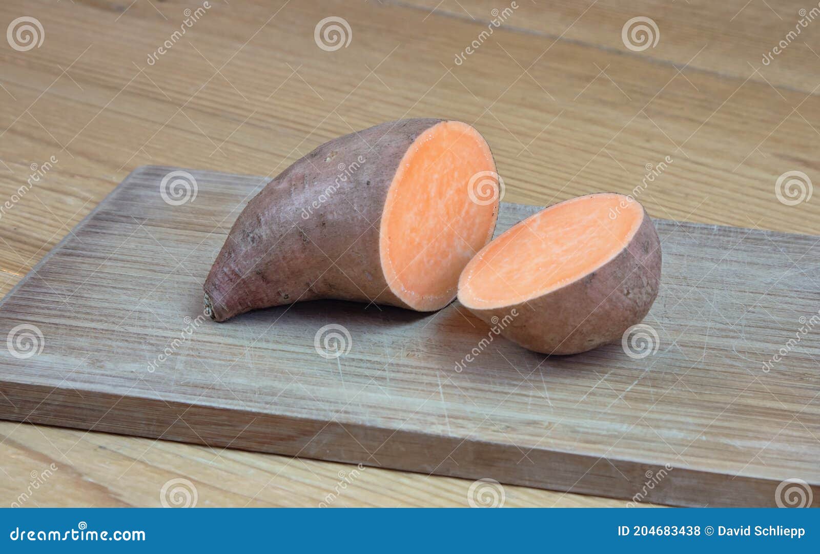 Cut Sweet Potato stock photo. Image of vegetable, cook - 204683438