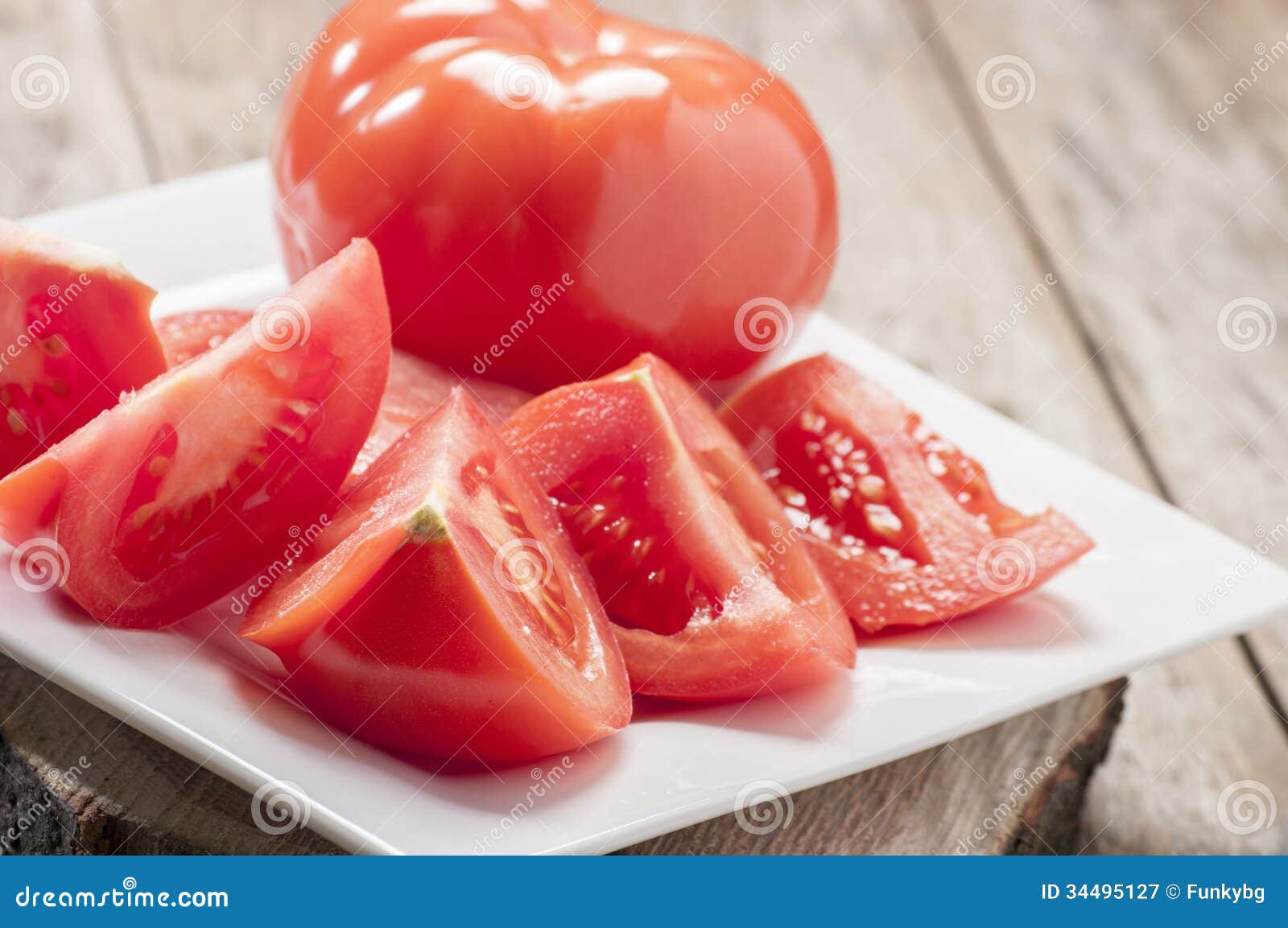 Cut tomato stock image. Image of plant, vegetable, fruit - 34495127
