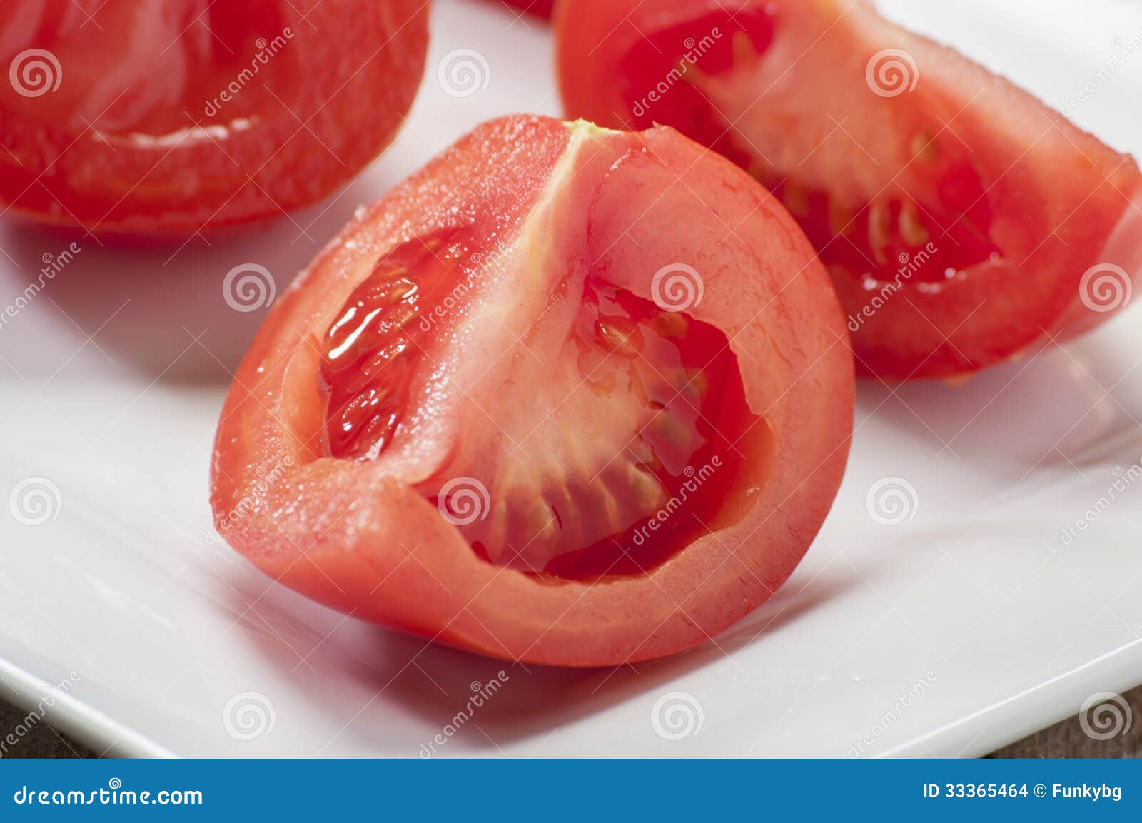 Cut tomato stock photo. Image of group, three, harvesting - 33365464