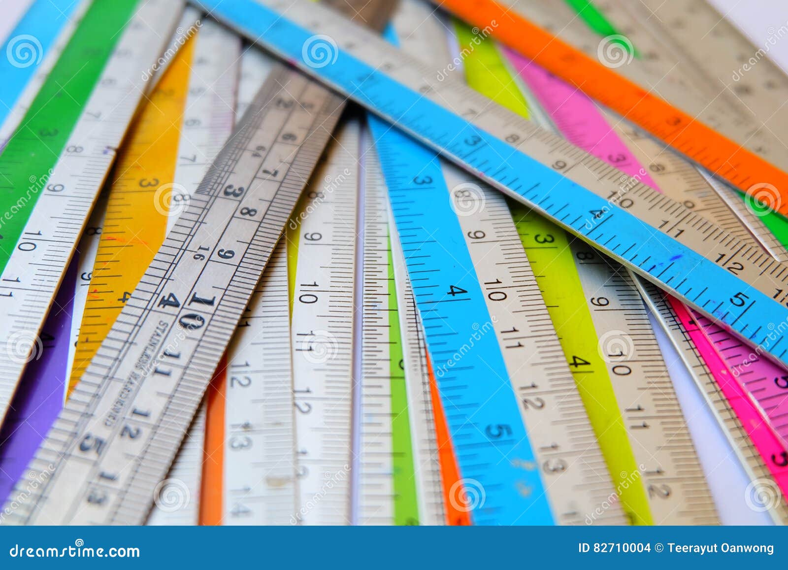 Cut tool and many ruler stock photo. Image of green, scale - 82710004