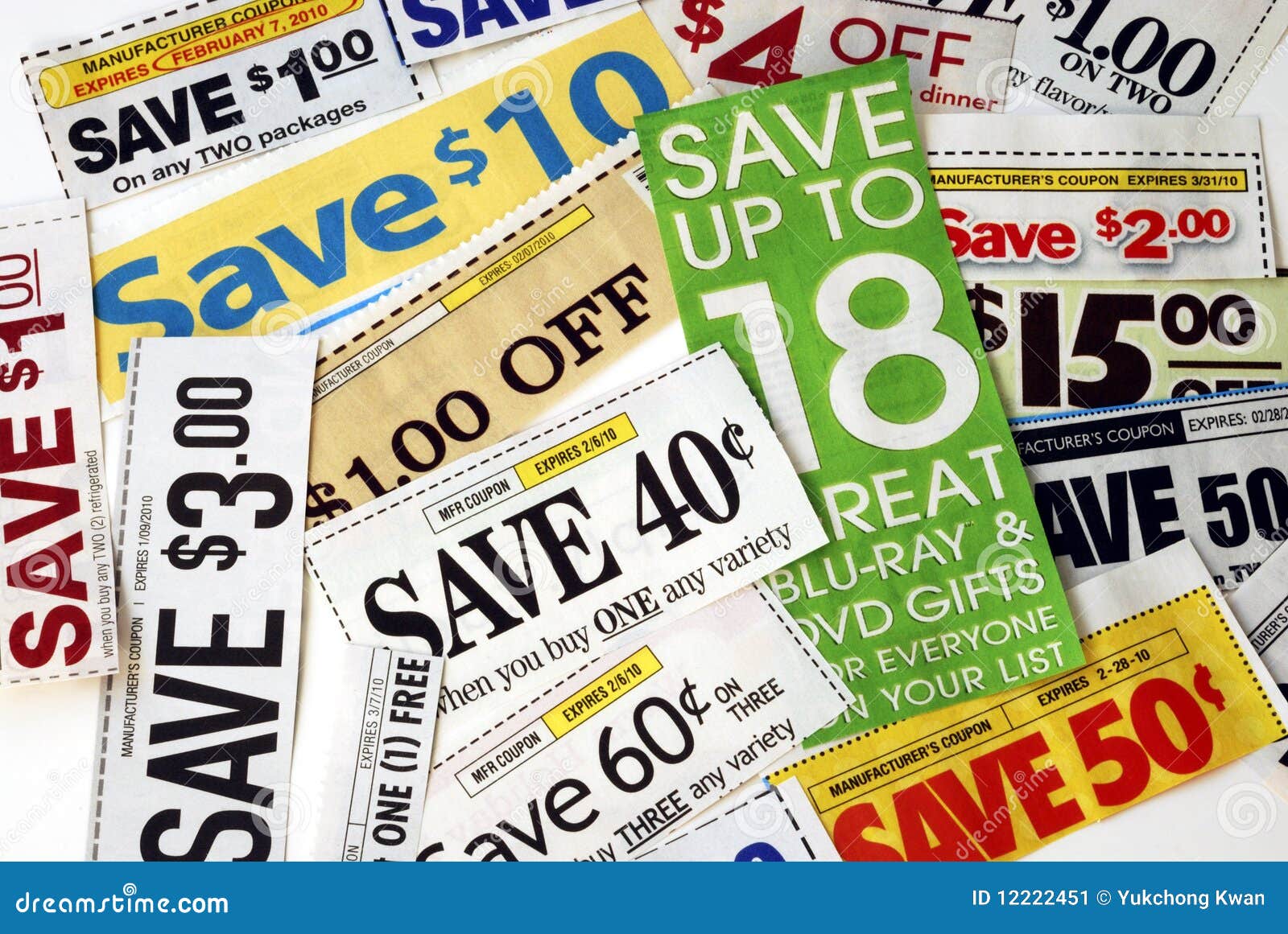 Cut Up Some Coupons To Save Money Stock Image - Image of discounts ...