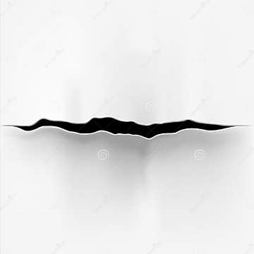 Cut (vector) stock vector. Illustration of ripped, slit - 10820968