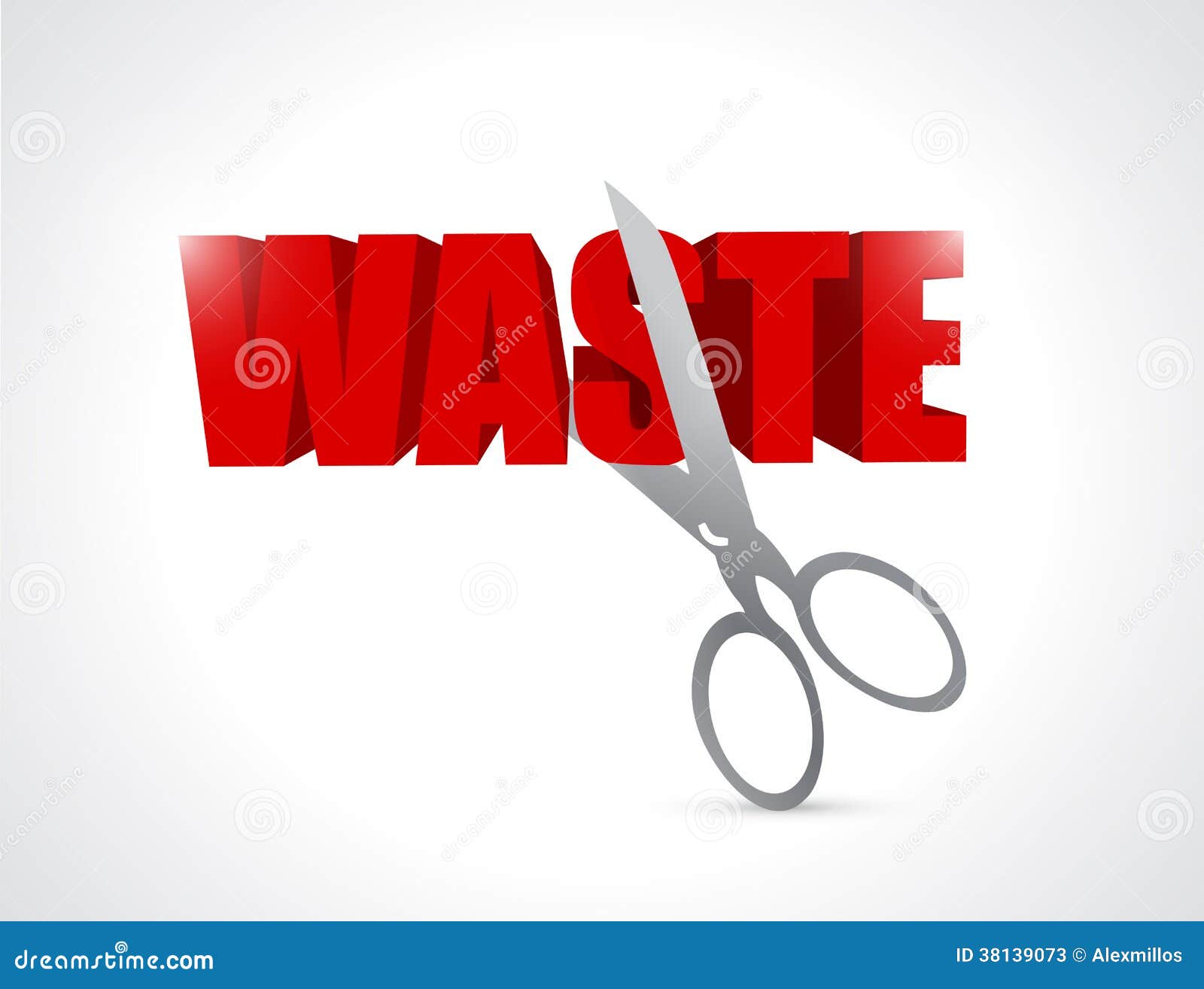 Cut Waste Illustration Design Stock Illustration - Illustration of food ...