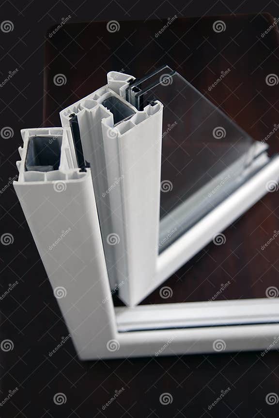 Cut of white profiles stock photo. Image of glass, window - 11092576