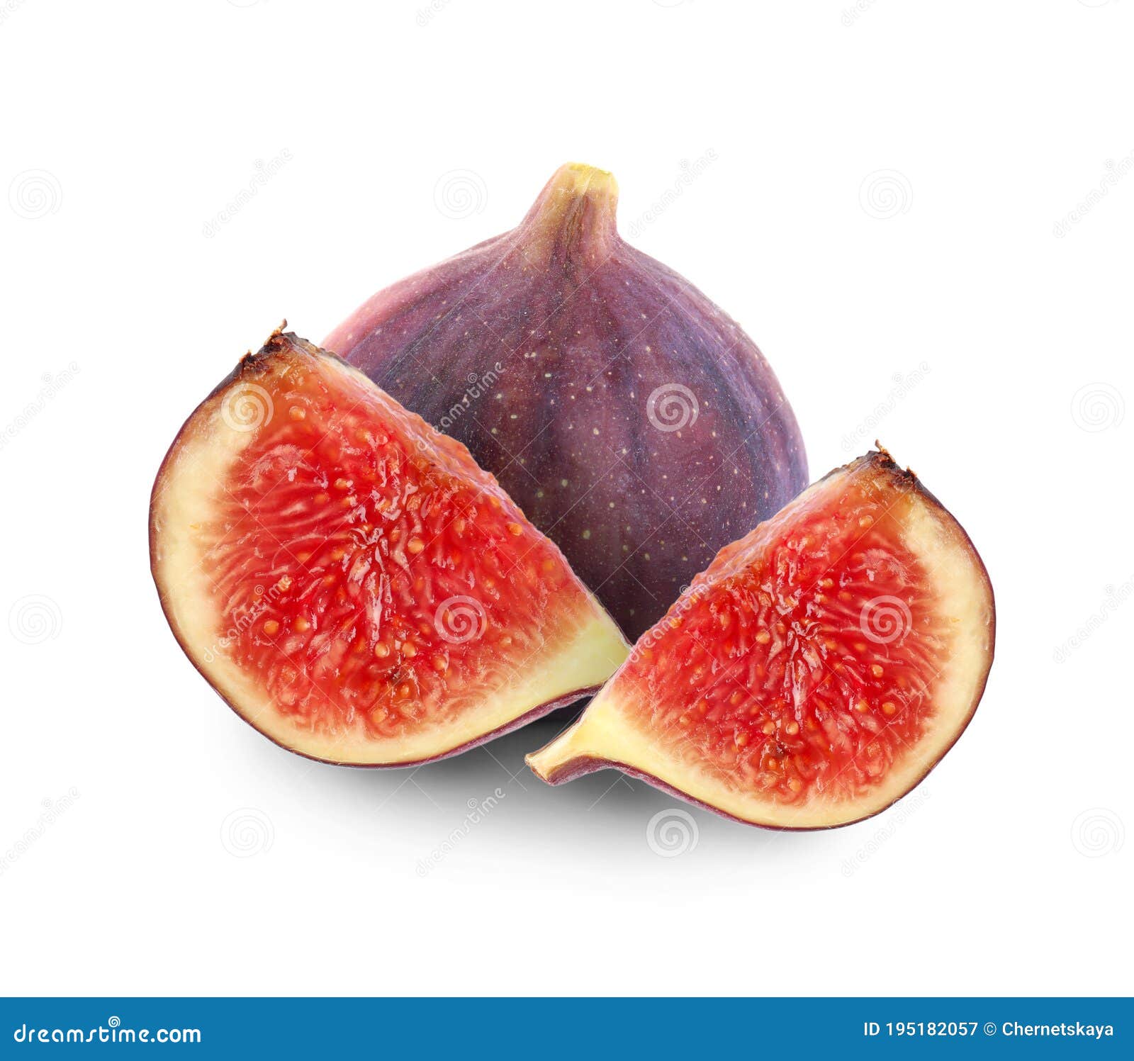 Cut and Whole Fresh Figs on Background Stock Image - Image of fresh ...