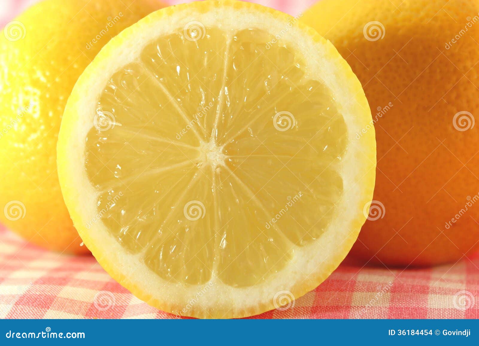 Cut yellow lemon stock photo. Image of agriculture, alternative - 36184454