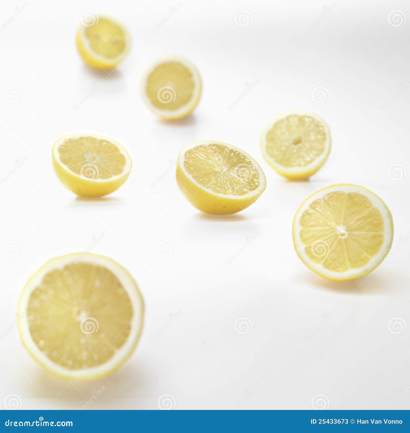 Cut Yellow lemons stock image. Image of fruit, sour, closeup - 25433673