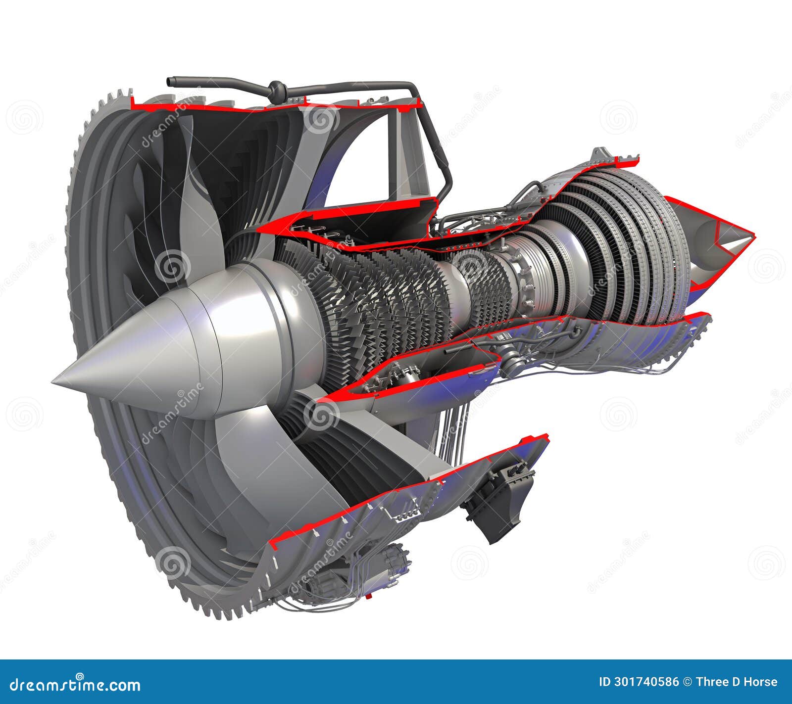 Cutaway Turbofan Aircraft Engine Sectioned 3D Rendering Stock ... Cutaway Turbofan Aircraft Engine Sectioned 3D Rendering Stock ...