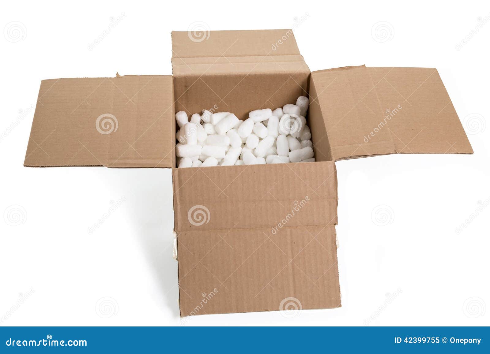 Cutdown Box stock image. Image of mail, cardboard, plastic - 42399755