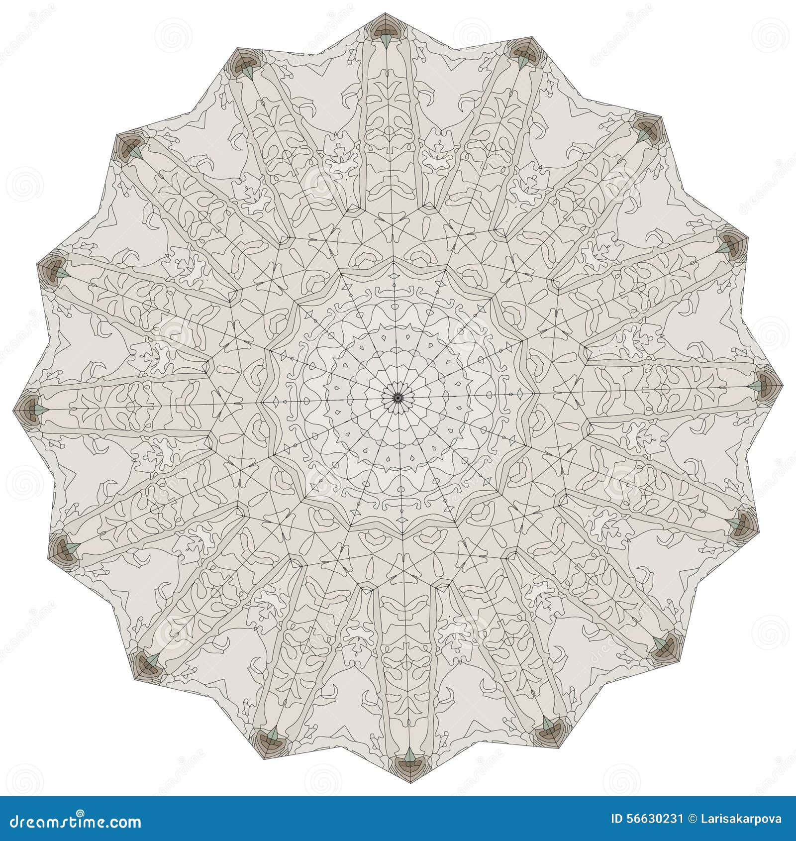 Cute Abstract Beige Feminine Pattern Stock Vector - Illustration of ...