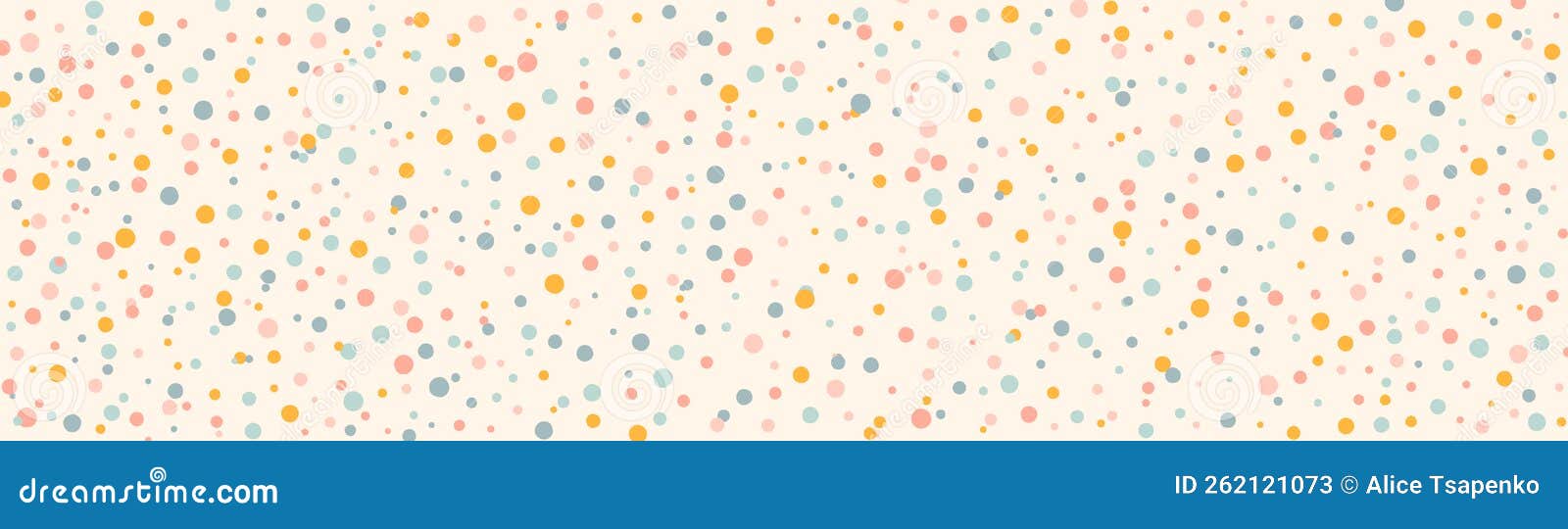 Cute Abstract Horizontal Panoramic Background with Pastel Colored ...