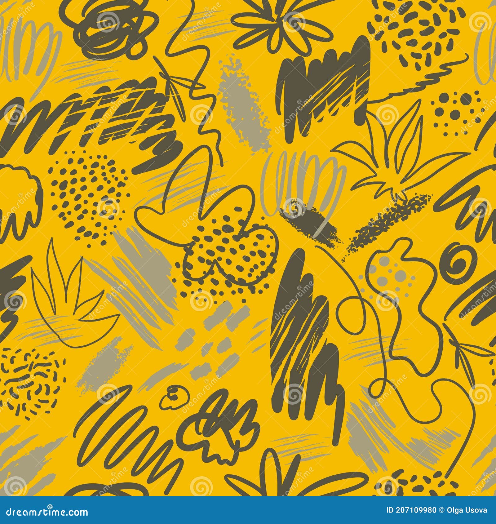 Abstract Vector Illuminated Yellow and Ultimate Gray Textured Hand ...