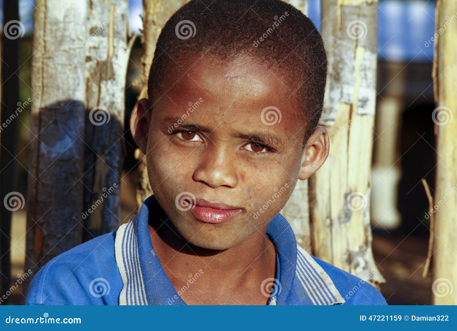 Cute African Boy with Beautiful Smile Stock Image - Image of life ...