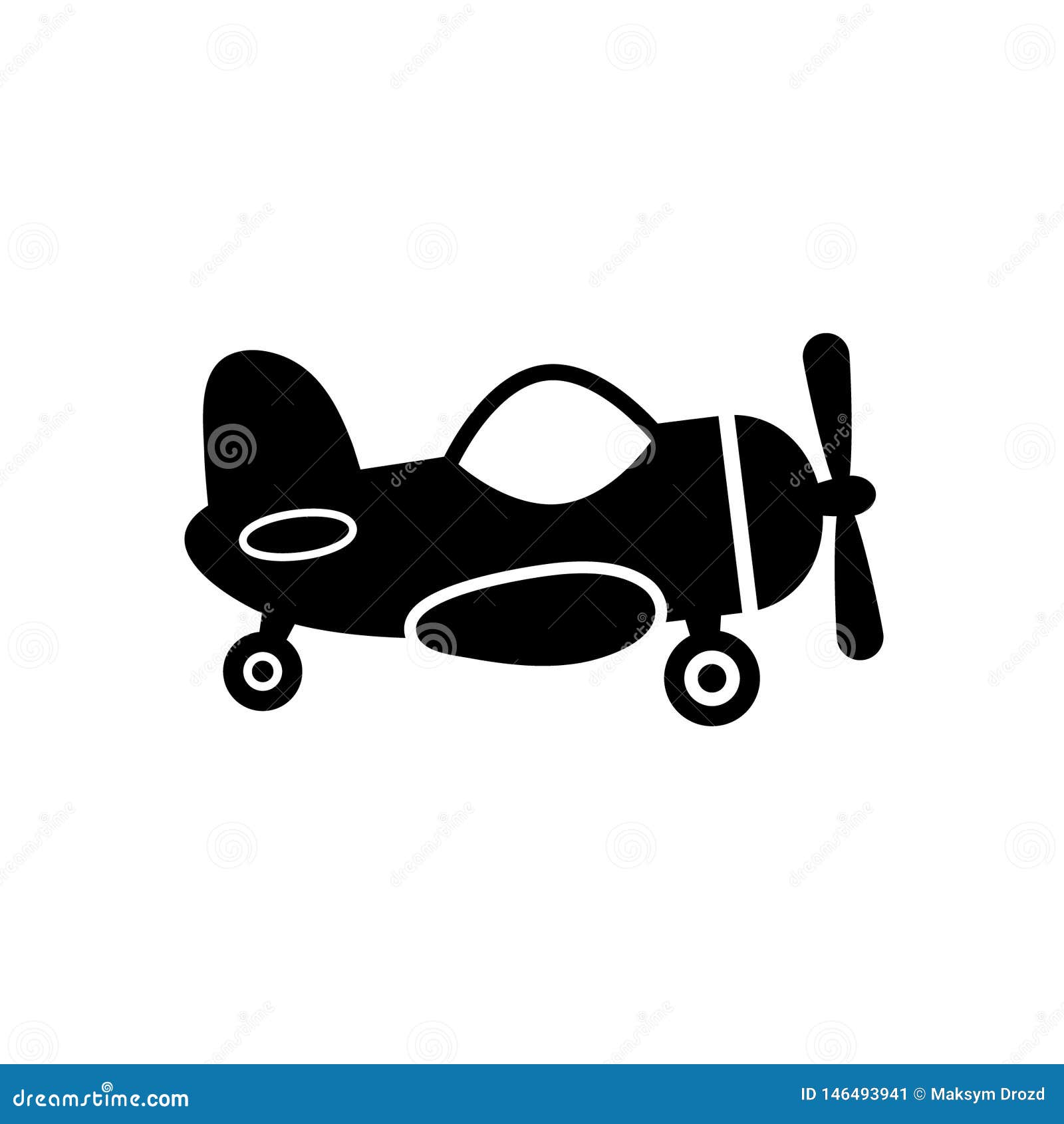 Cute Airplane Toy Icon Vector Isolated Stock Vector - Illustration of ... Cute Airplane Toy Icon Vector Isolated Stock Vector - Illustration of ...