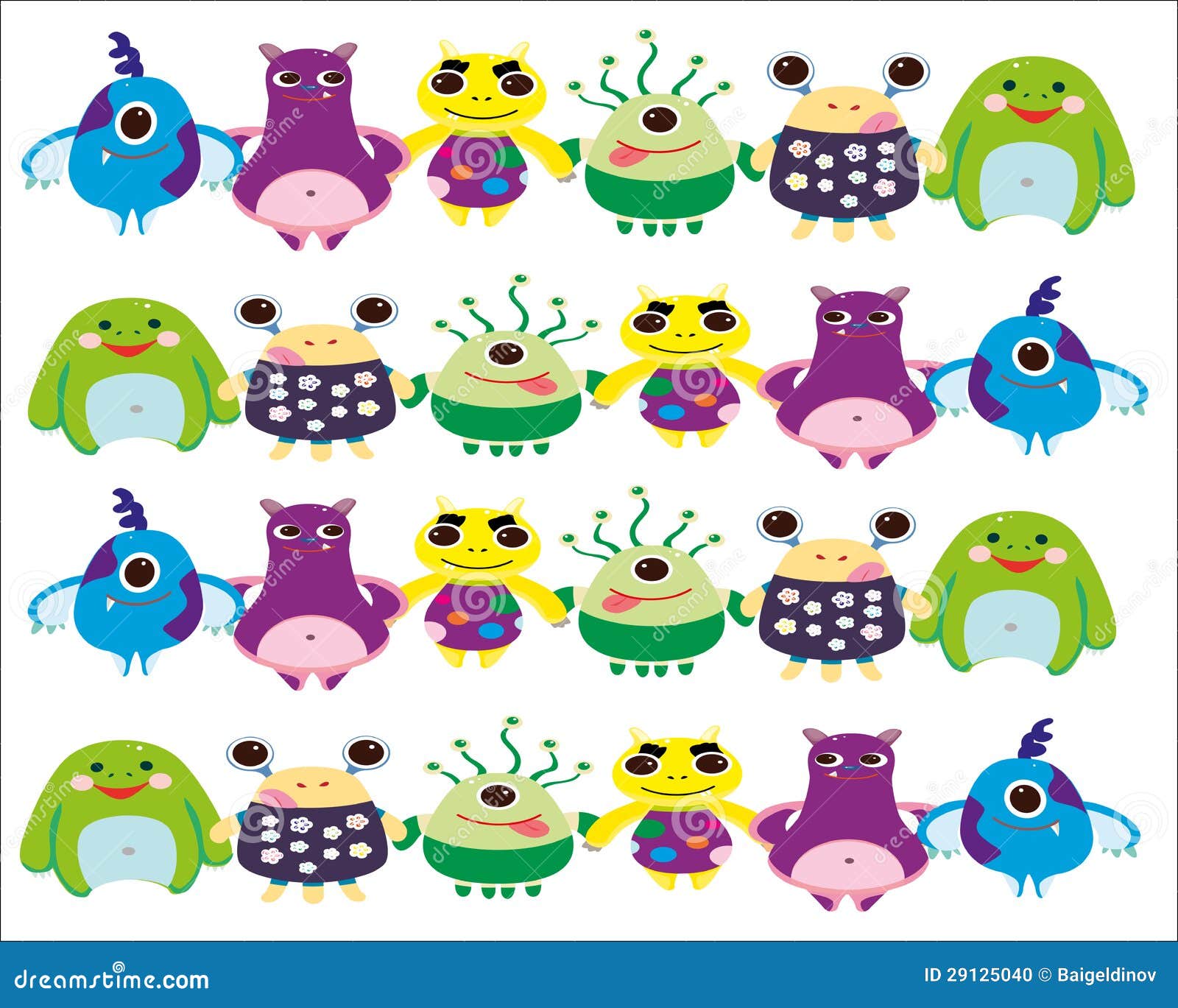 Cute Alien. Stock Photo - Image: 29125040