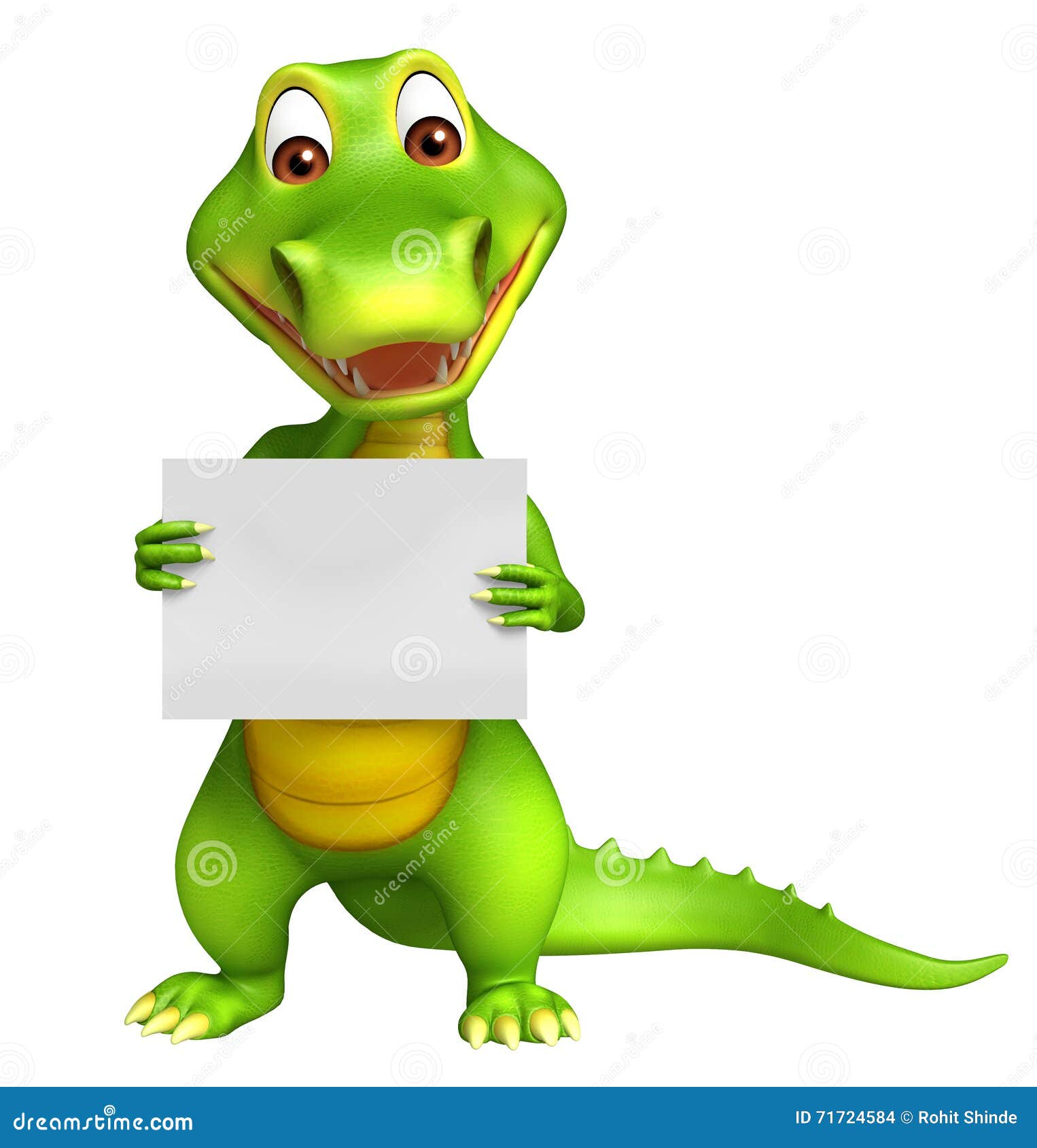 Cute Alligator Cartoon Character Stock Illustration - Illustration of ...