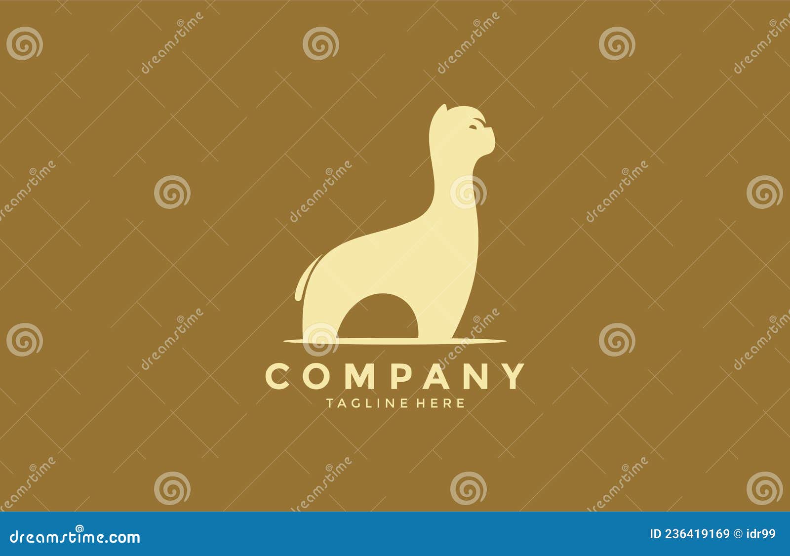 Cute Alpaca Logo stock vector. Illustration of mammal - 236419169