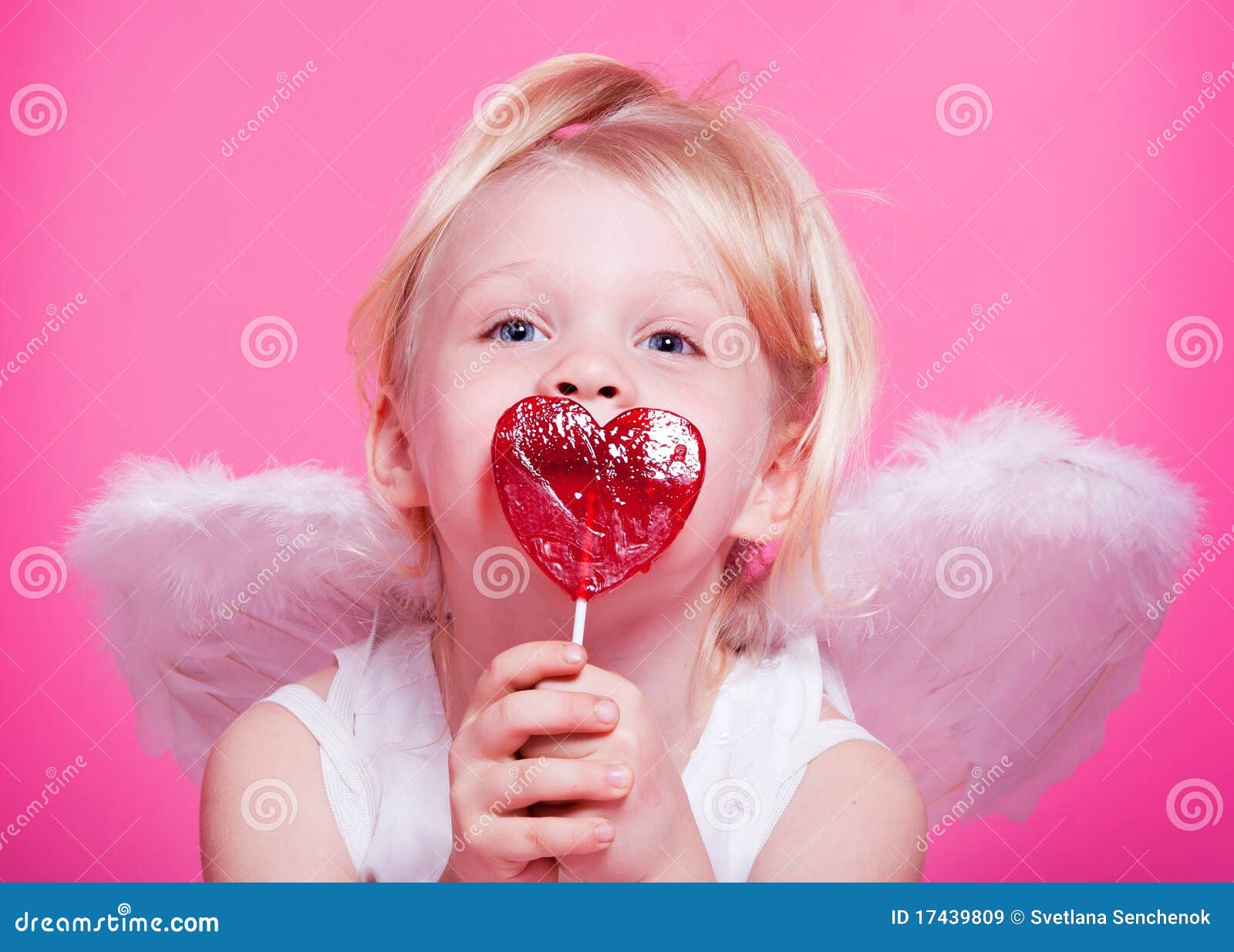 Cute angel stock image. Image of adorable, bright, funny - 17439809